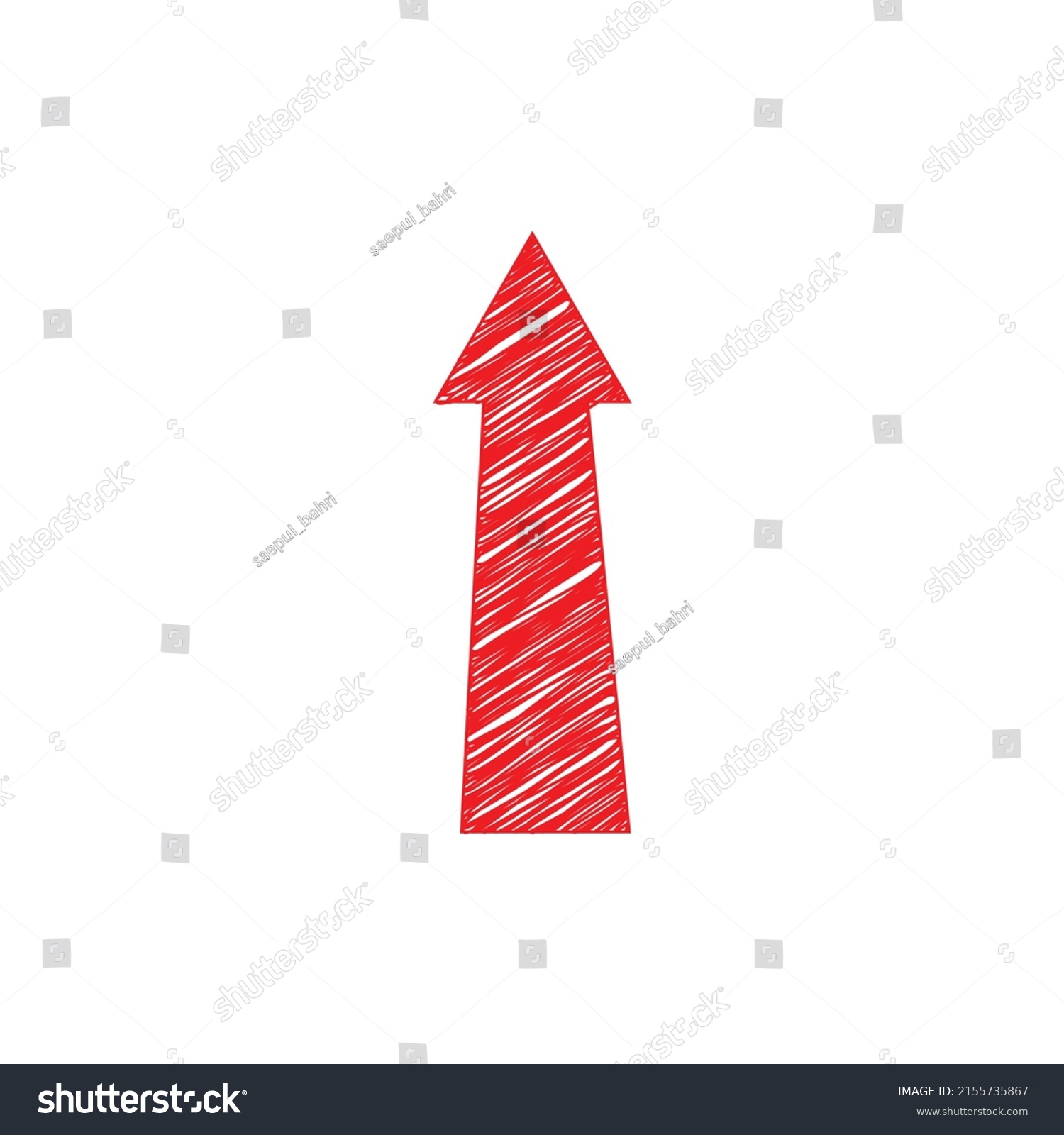Red Vector Arrow Red Arrows Icon Stock Vector (Royalty Free) 2155735867 ...