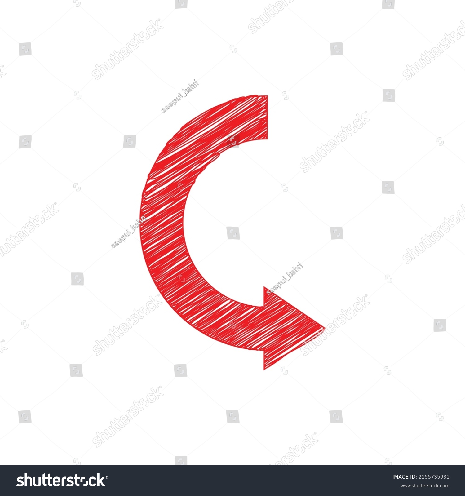 Red Vector Arrow Red Arrows Icon Stock Vector (Royalty Free) 2155735931 ...