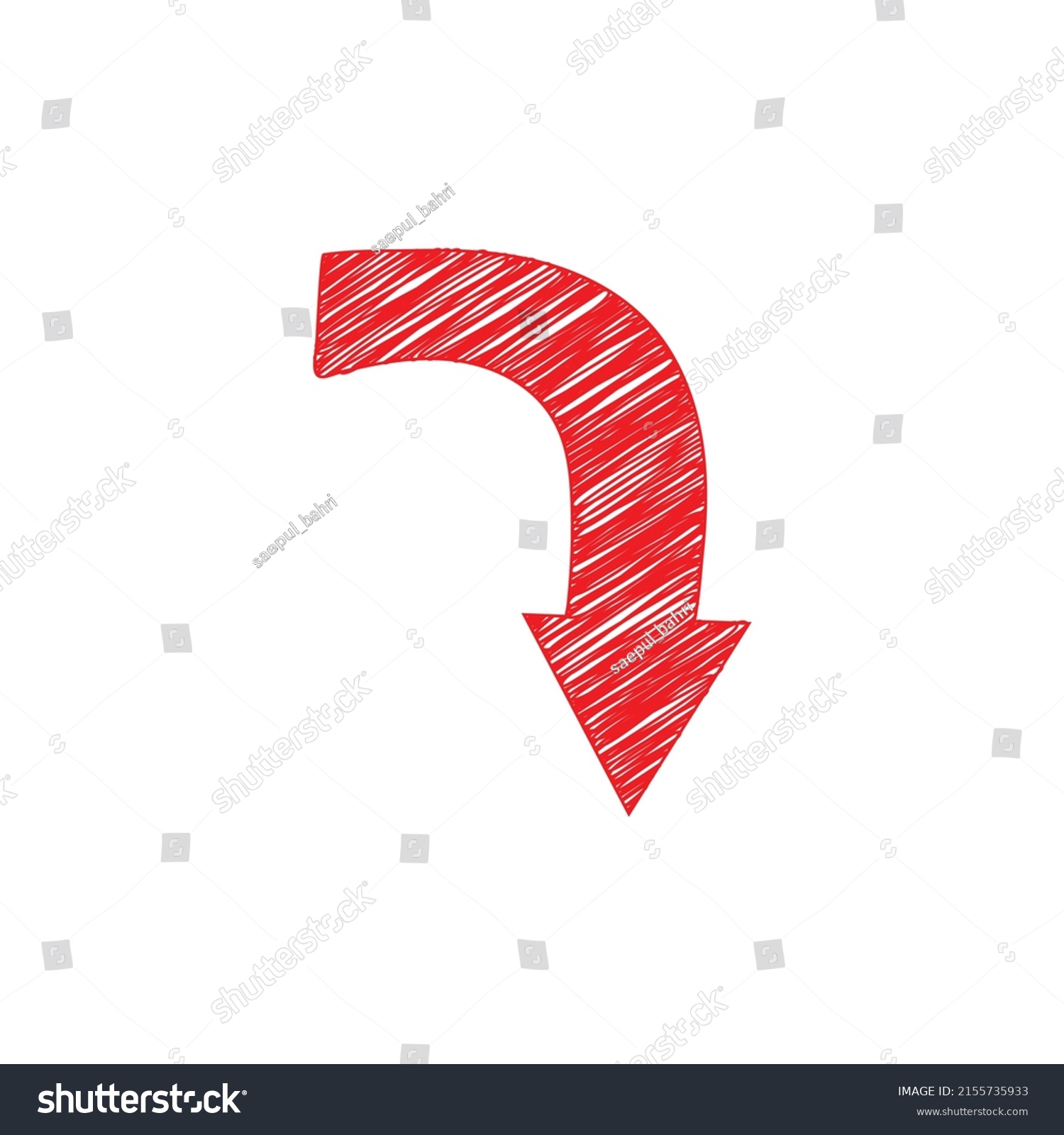 Red Vector Arrow Red Arrows Icon Stock Vector (Royalty Free) 2155735933 ...