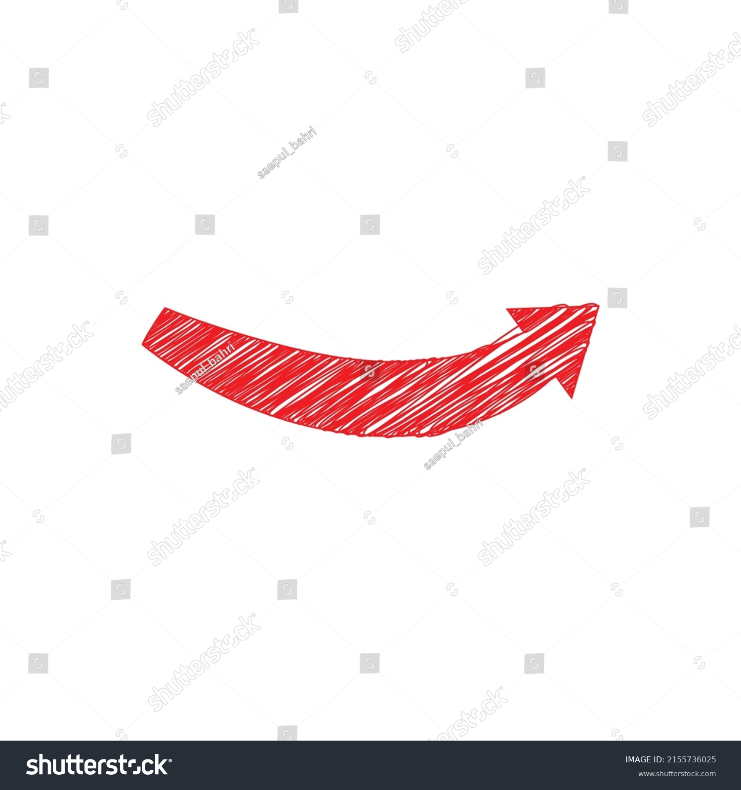 Red Vector Arrow Red Arrows Icon Stock Vector (Royalty Free) 2155736025 ...