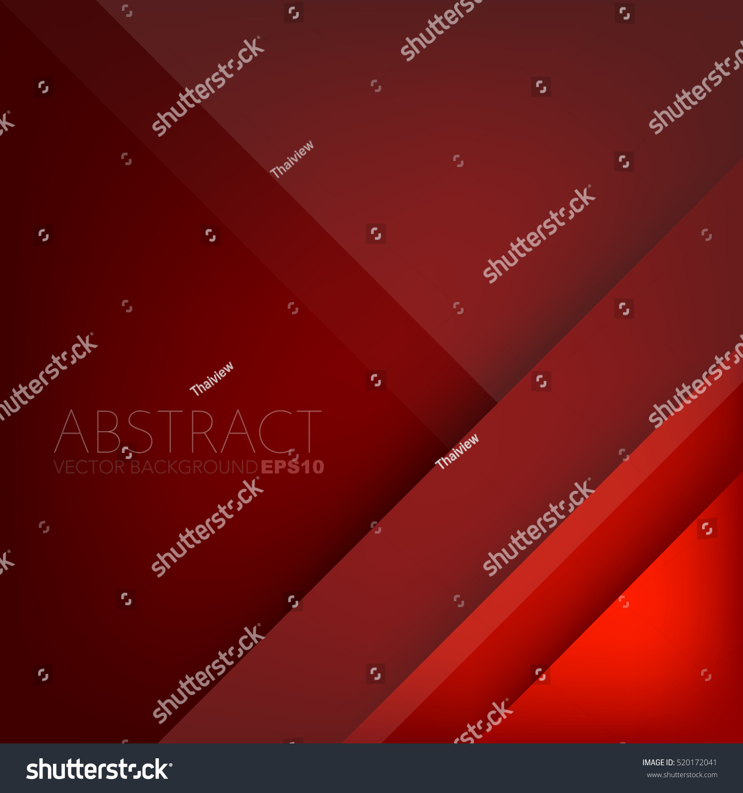 Red Vector Background Overlap Red Layer Stock Vector (Royalty Free ...