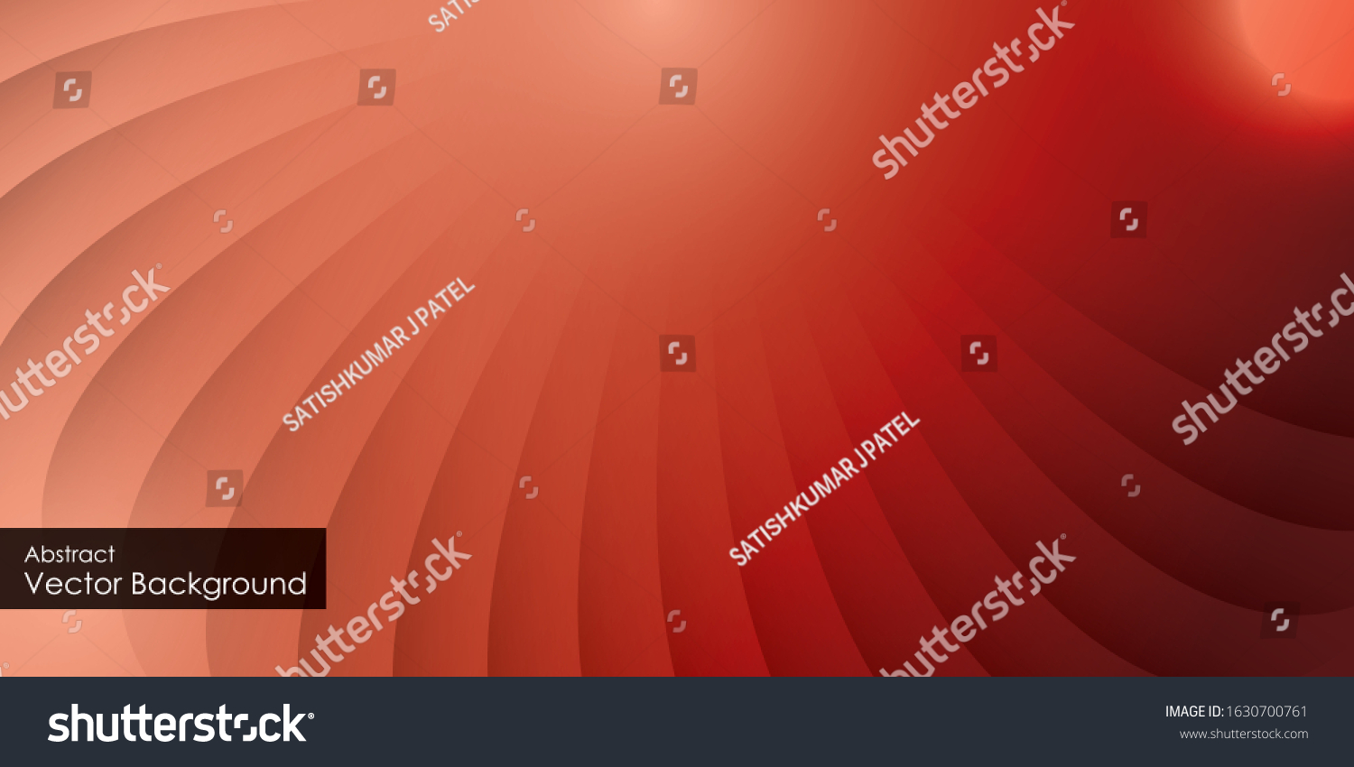 Red Vector Background Circle Curve Line Stock Vector (Royalty Free ...