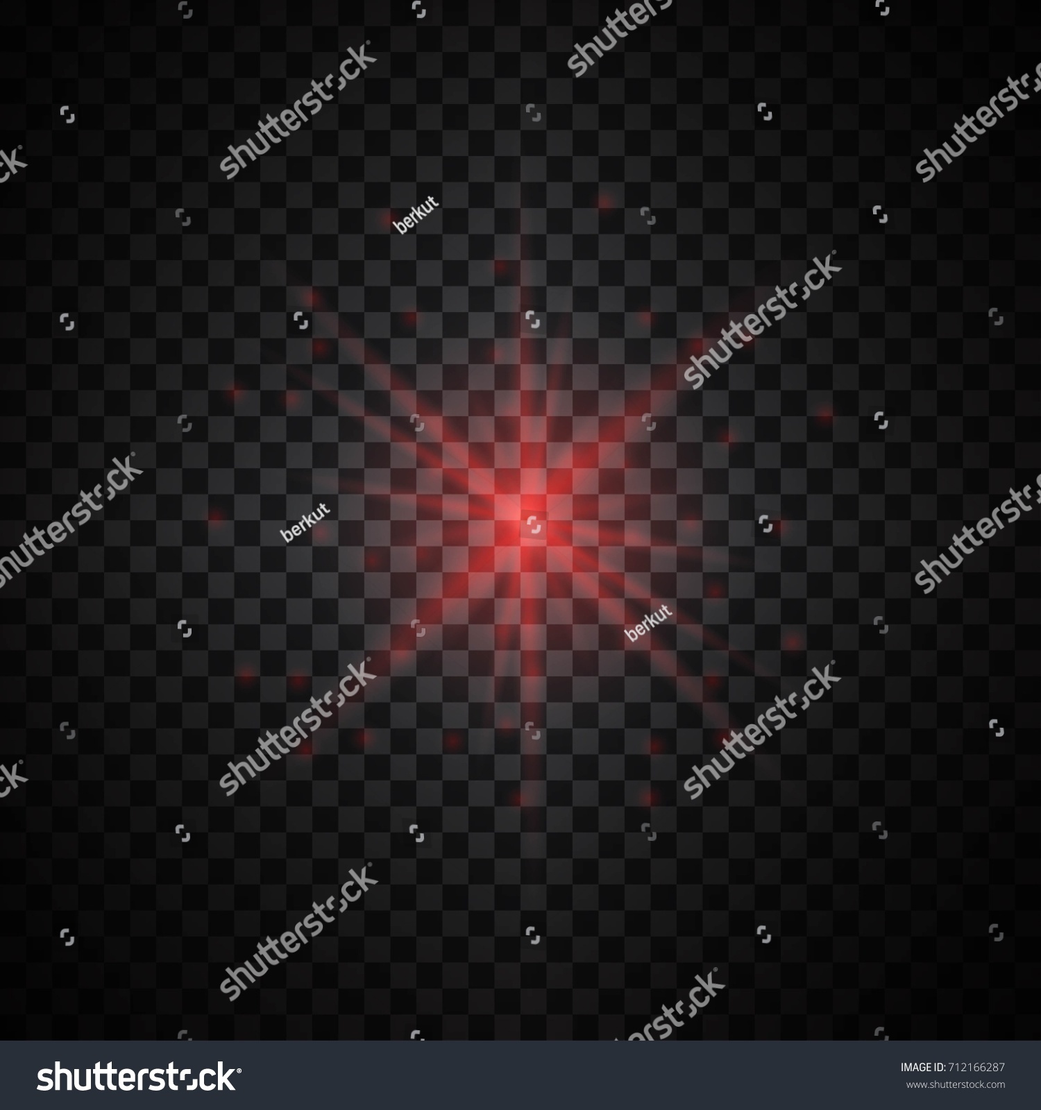 Red Vector Glow Light Effect Stock Vector (Royalty Free) 712166287 ...