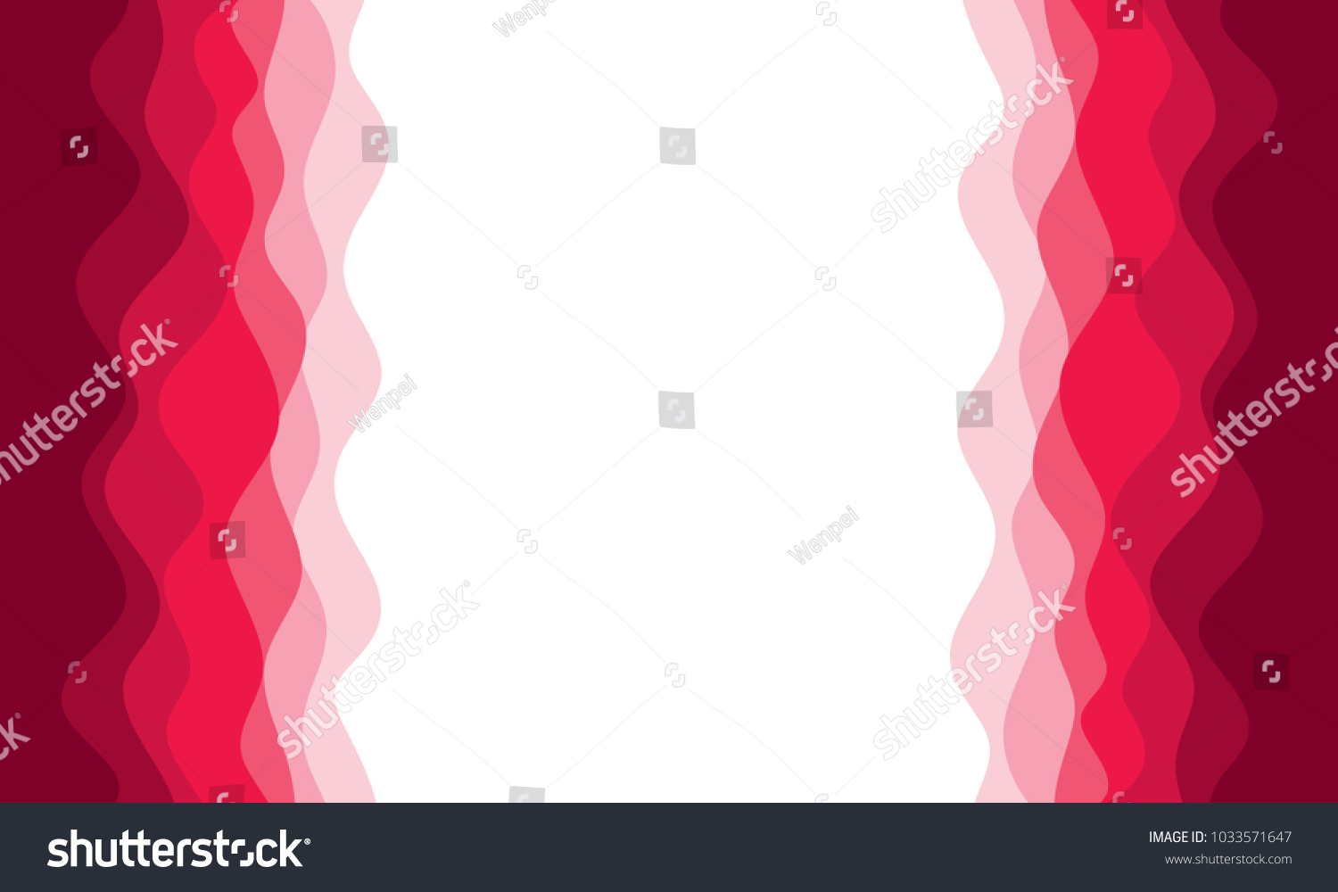 Red Water Wave Background Set Stock Vector (Royalty Free) 1033571647 ...