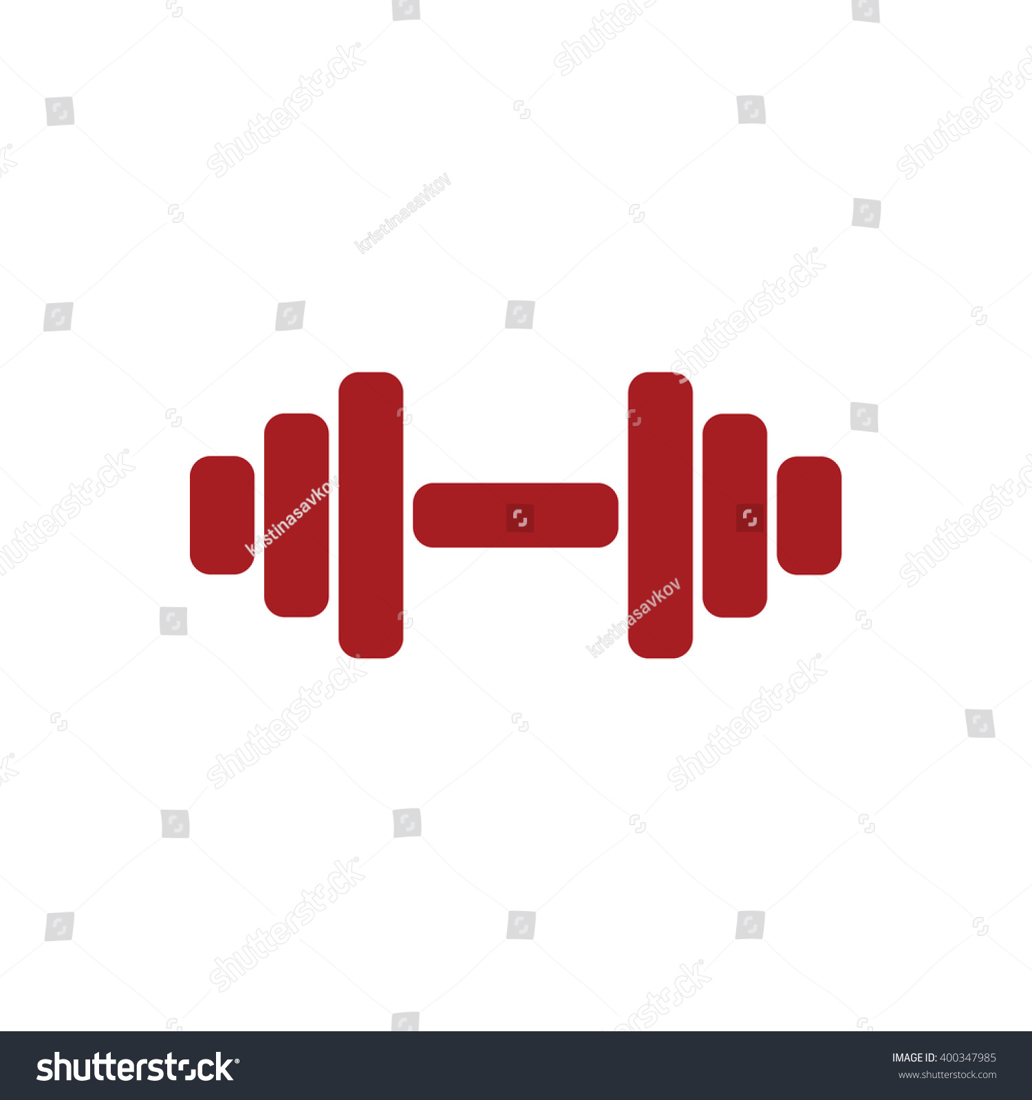 Red Weight Icon Vector Illustration Stock Vector (Royalty Free ...