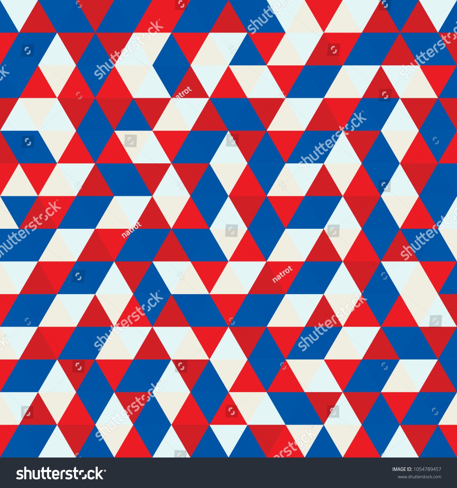 Red White Blue Geometric Vector Background: vector de stock (libre de ...