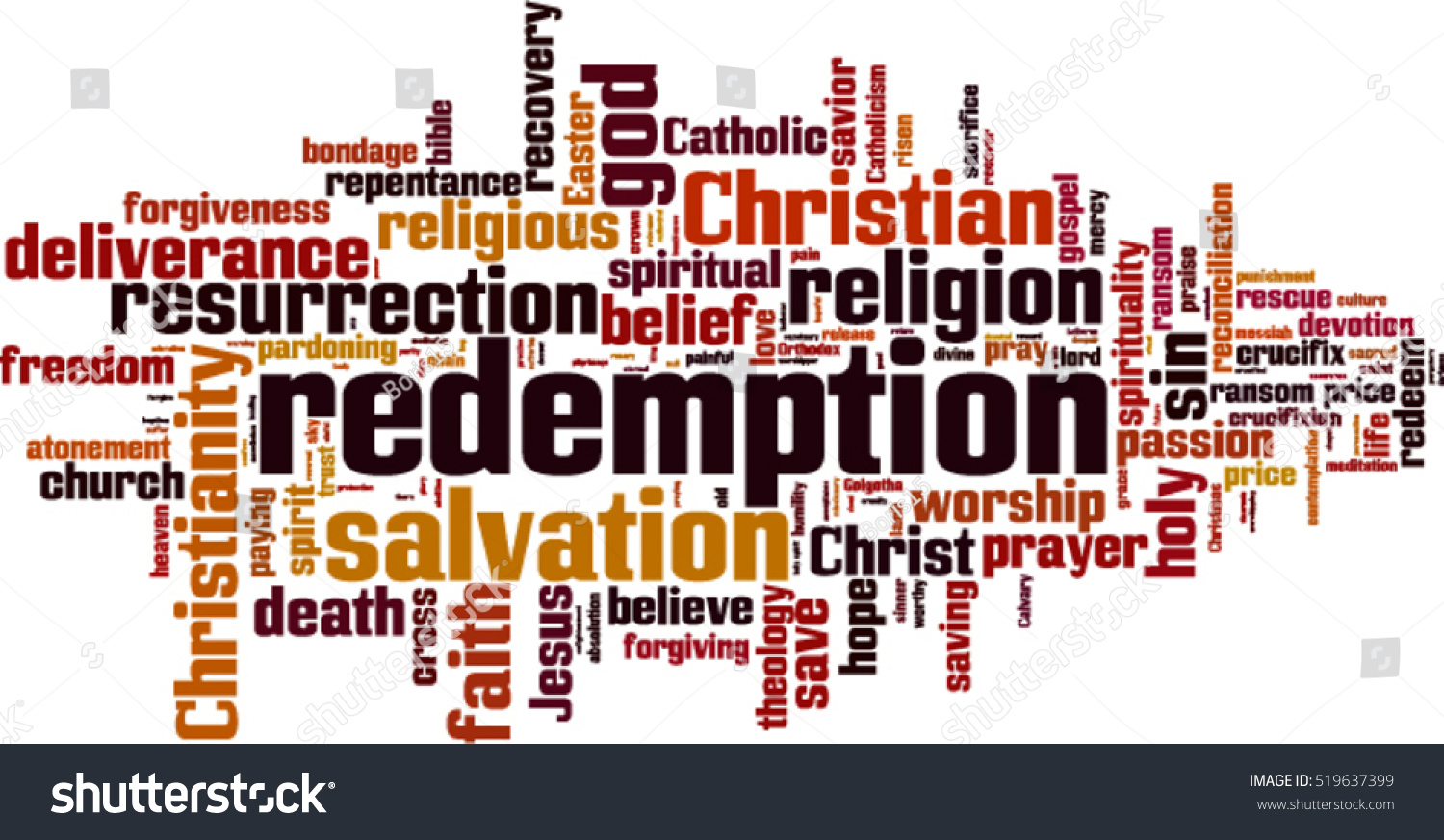 Redemption Word Cloud Concept Vector Illustration 스톡 벡터(로열티 프리 ...