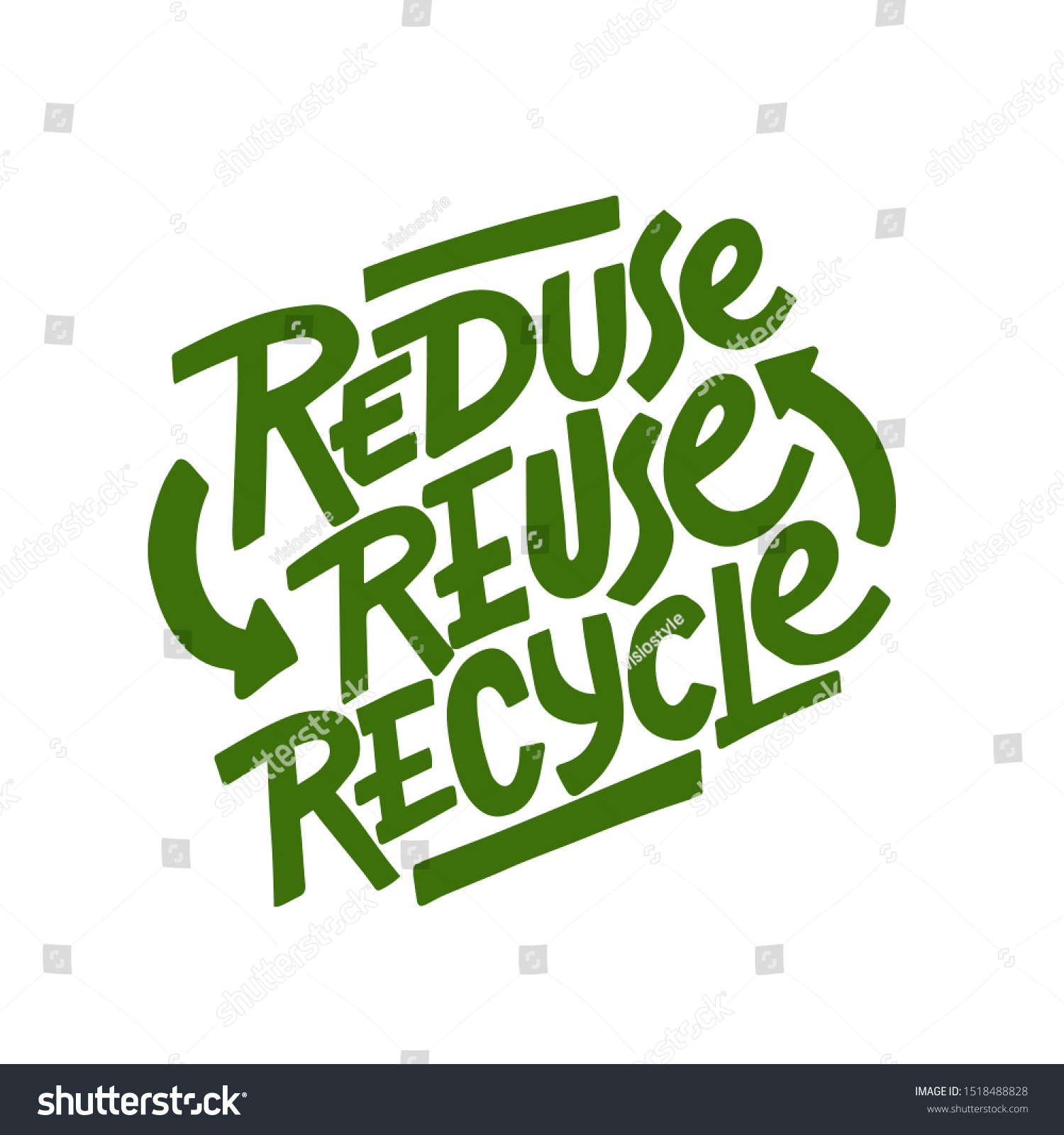 Reduce Recycle Reuse Repeate Text Icon Stock Vector (Royalty Free ... Reduce Recycle Reuse Repeate Text Icon Stock Vector (Royalty Free ...
