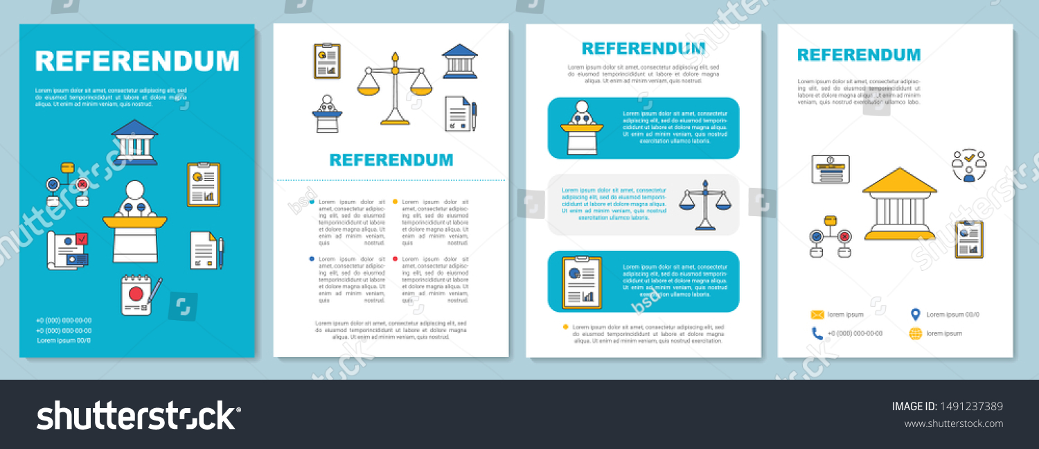 Referendum Brochure Template Layout Popular Vote Stock Vector (Royalty ... Referendum Brochure Template Layout Popular Vote Stock Vector (Royalty ...