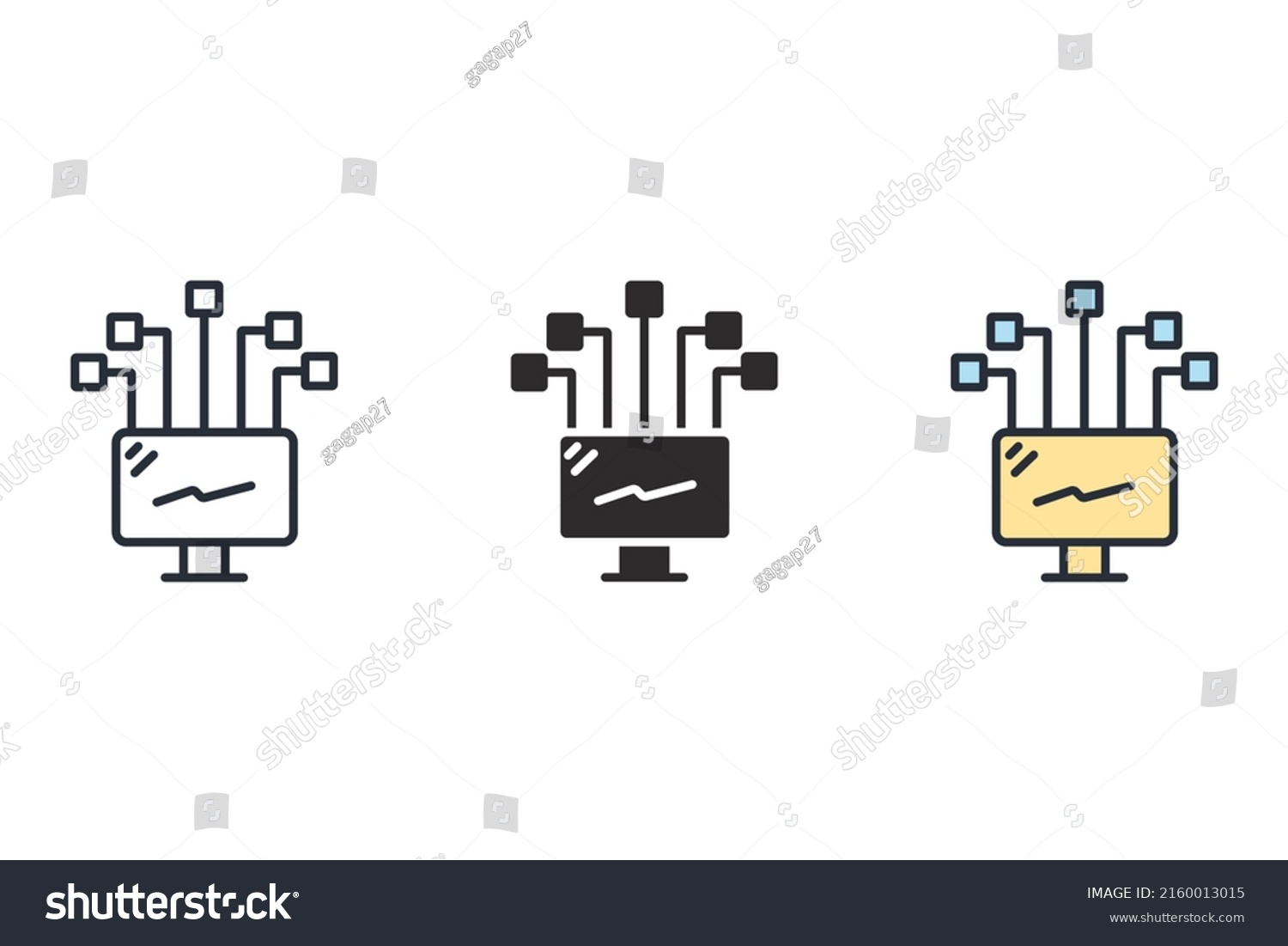 Referral Source Icons Symbol Vector Elements Stock Vector (Royalty Free ...