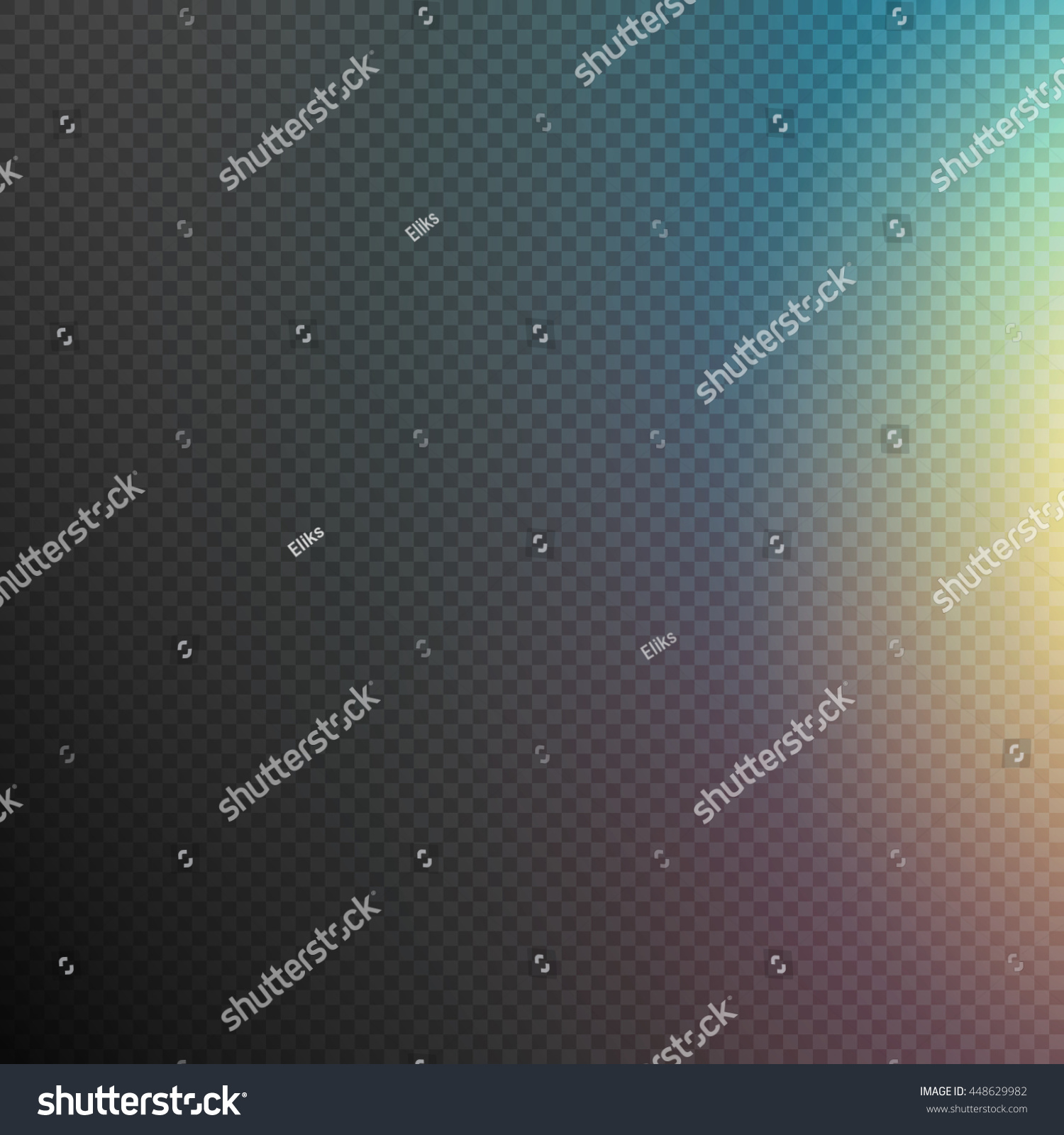 Reflected Light Effect On Transparent Background: เวกเตอร์สต็อก (ปลอด ...