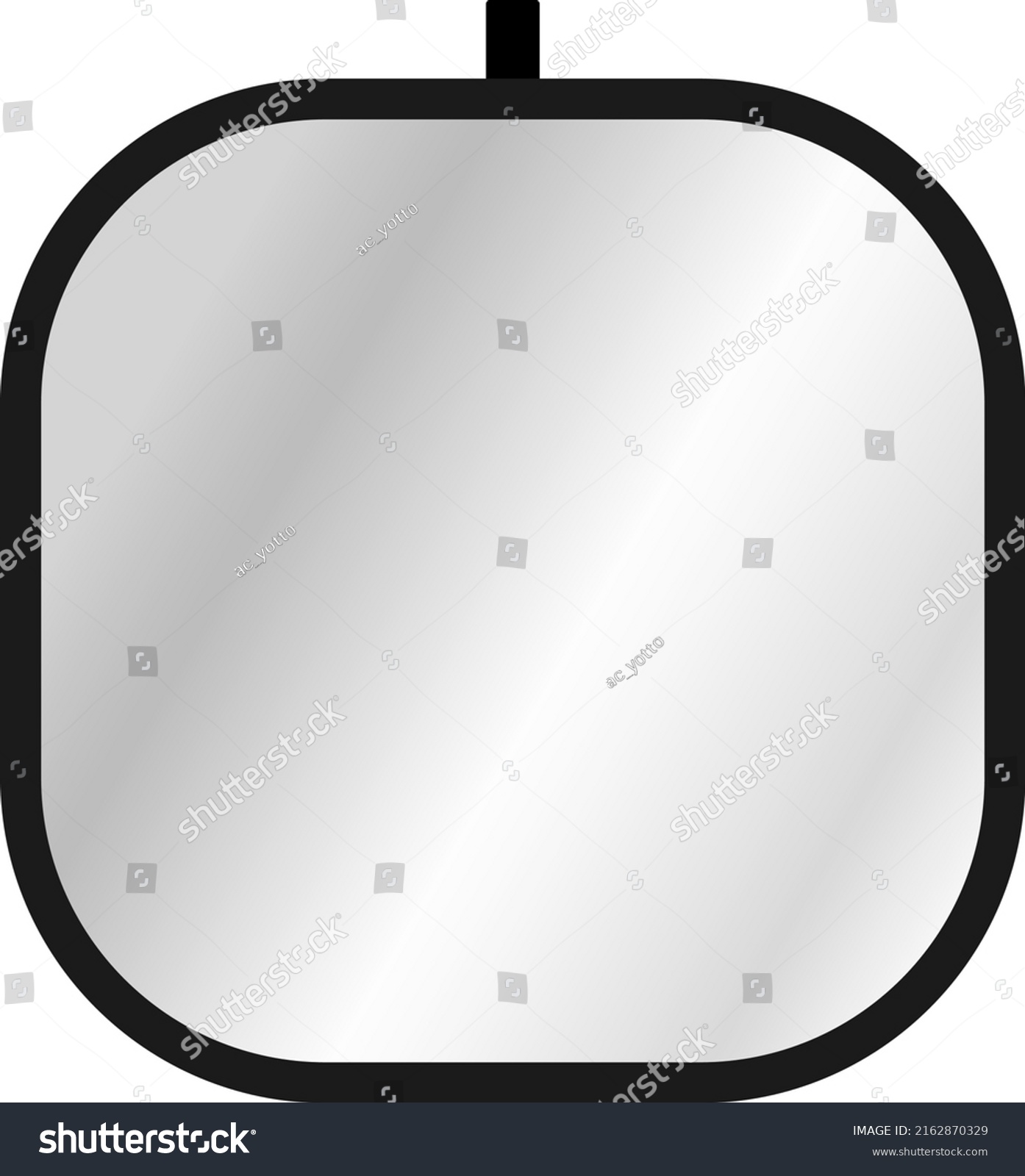 Reflector Board Isolated Vector Illustration Stock Vector (Royalty Free ...