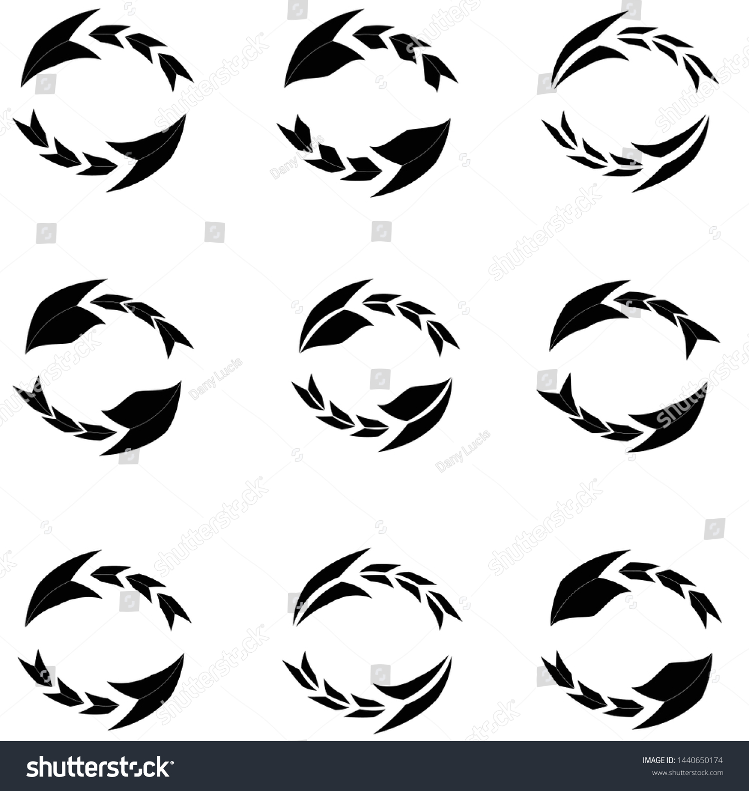 Refresh Update Load Stylized Graphic Symbol Stock Vector (Royalty Free ...