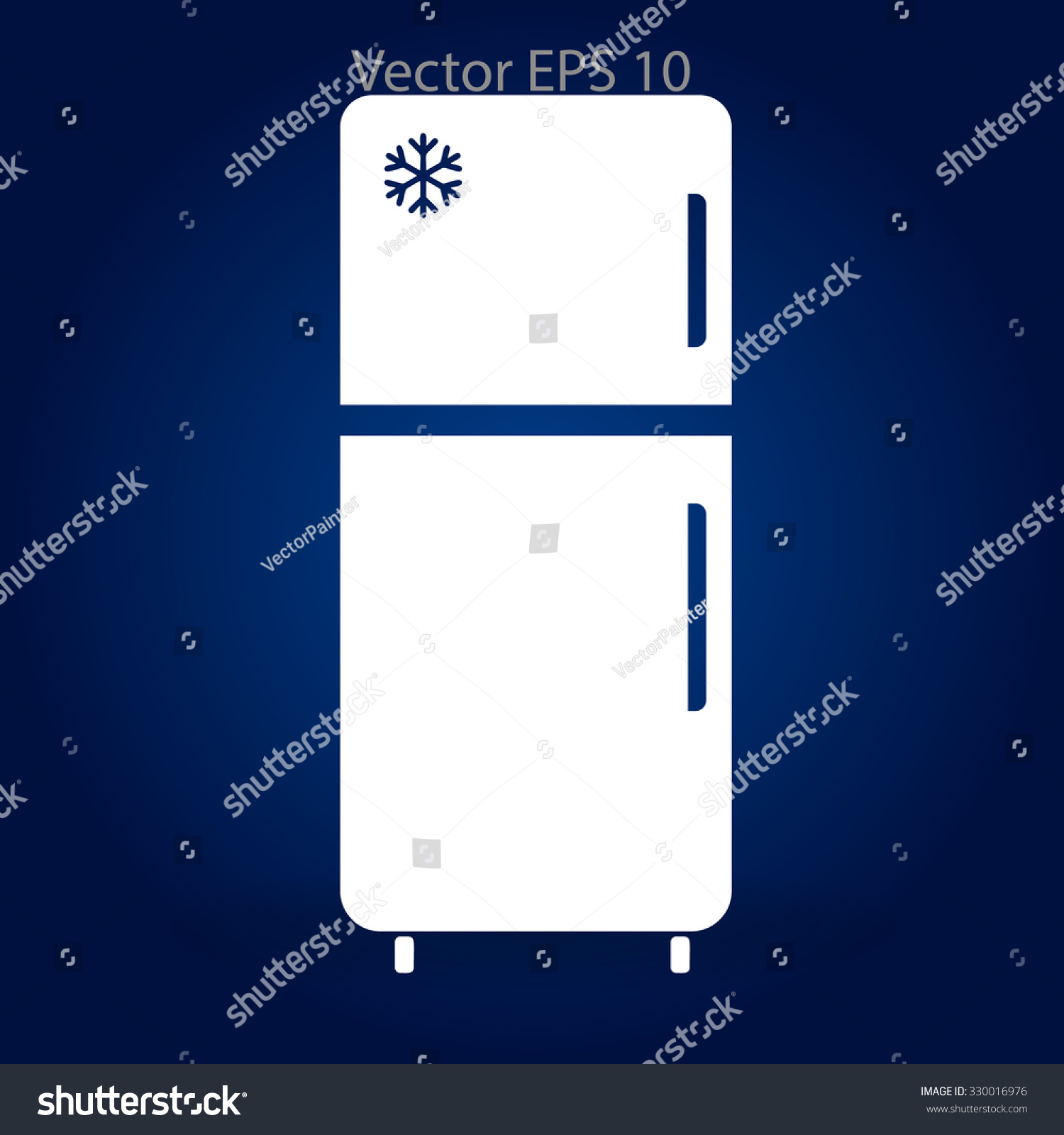 Refrigerator Vector Illustration Stock Vector (Royalty Free) 330016976 ...