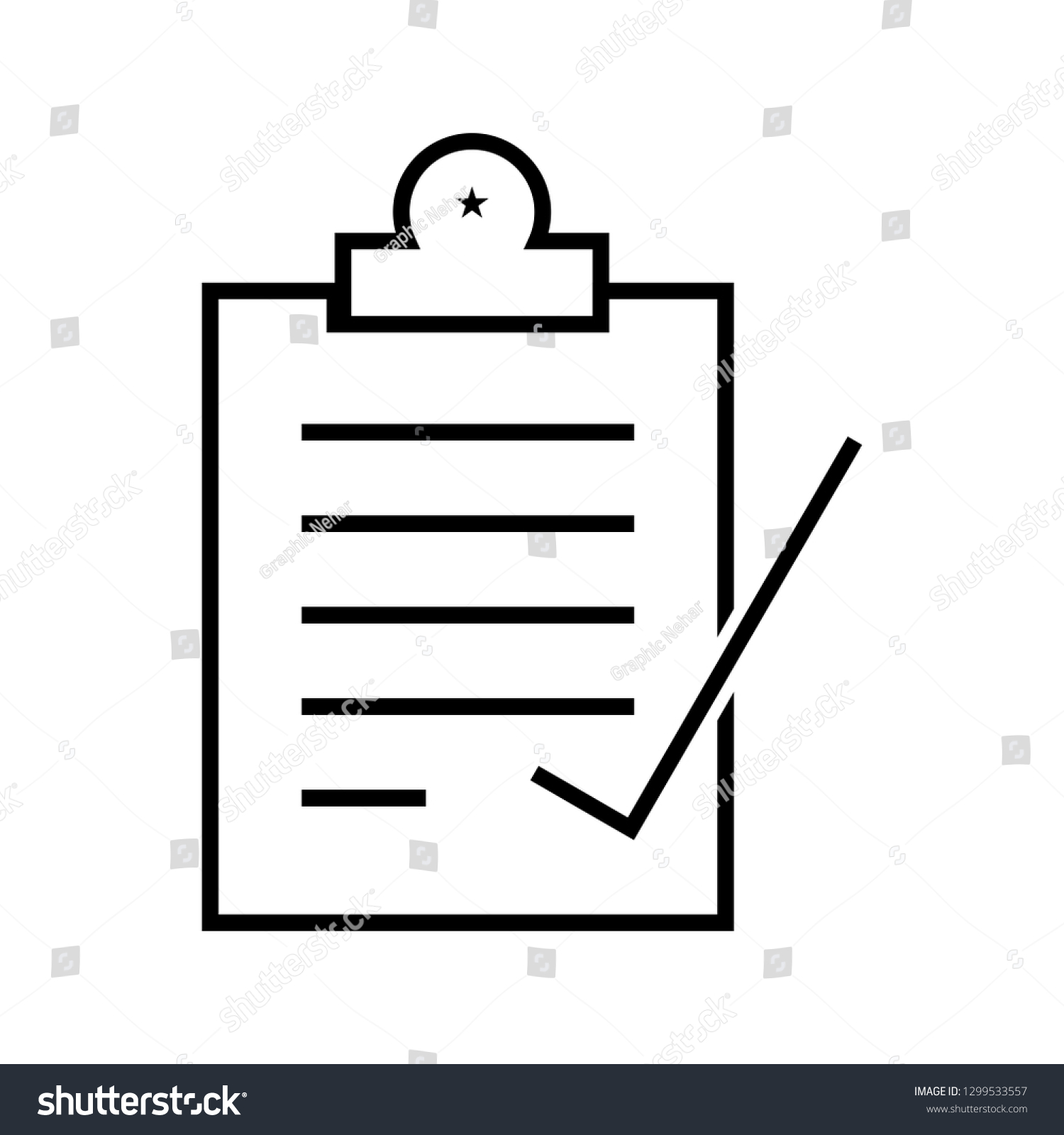 Register Line Black Icon Stock Vector (Royalty Free) 1299533557 ...
