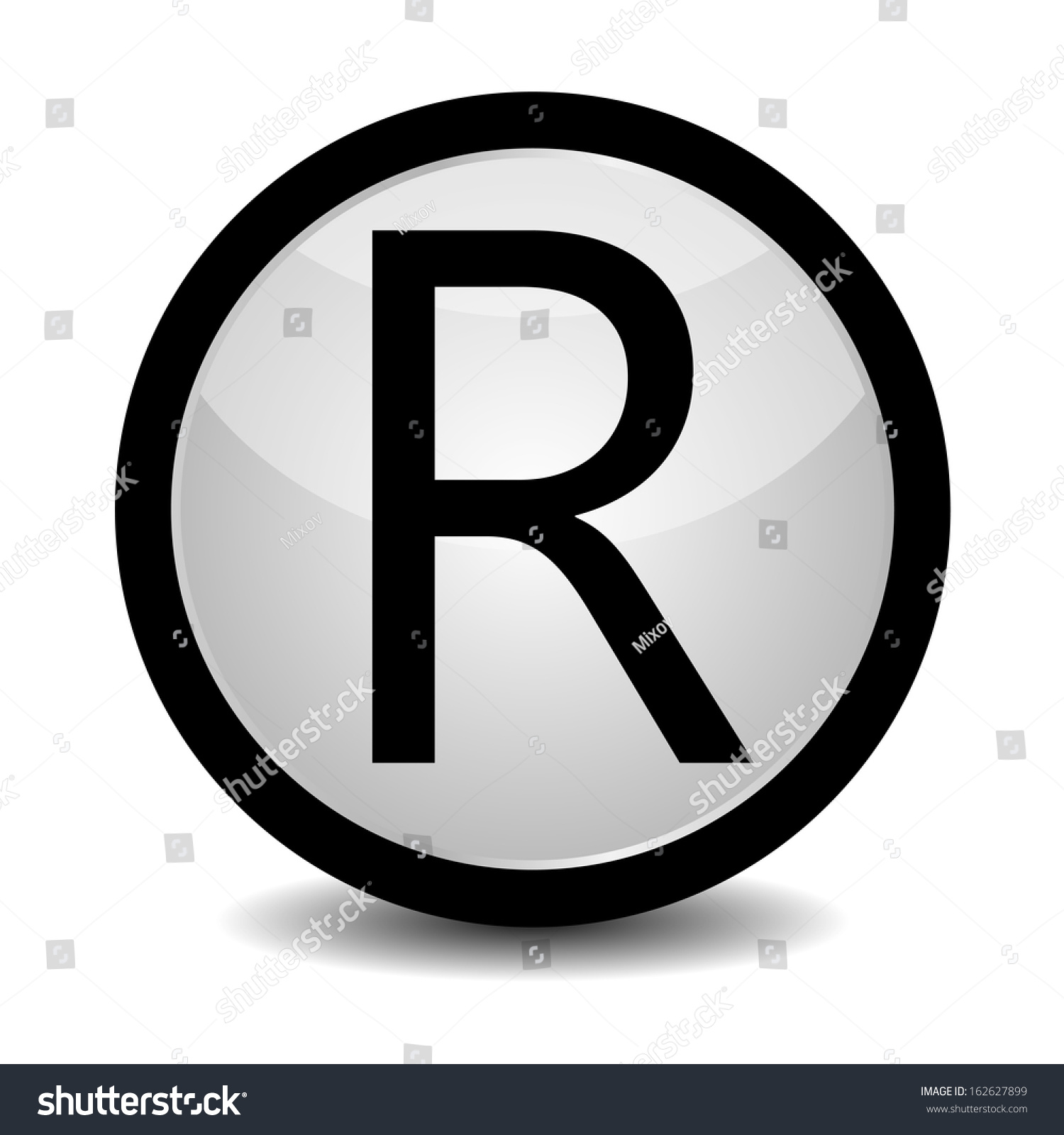Registered Trademark - Icon Stock Vector 162627899 : Shutterstock