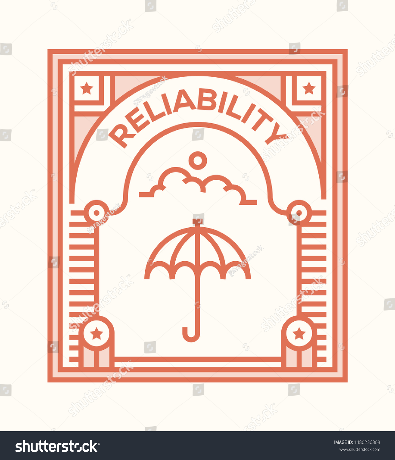 Reliability Illustration Icon Concept Stock Vector (Royalty Free ...