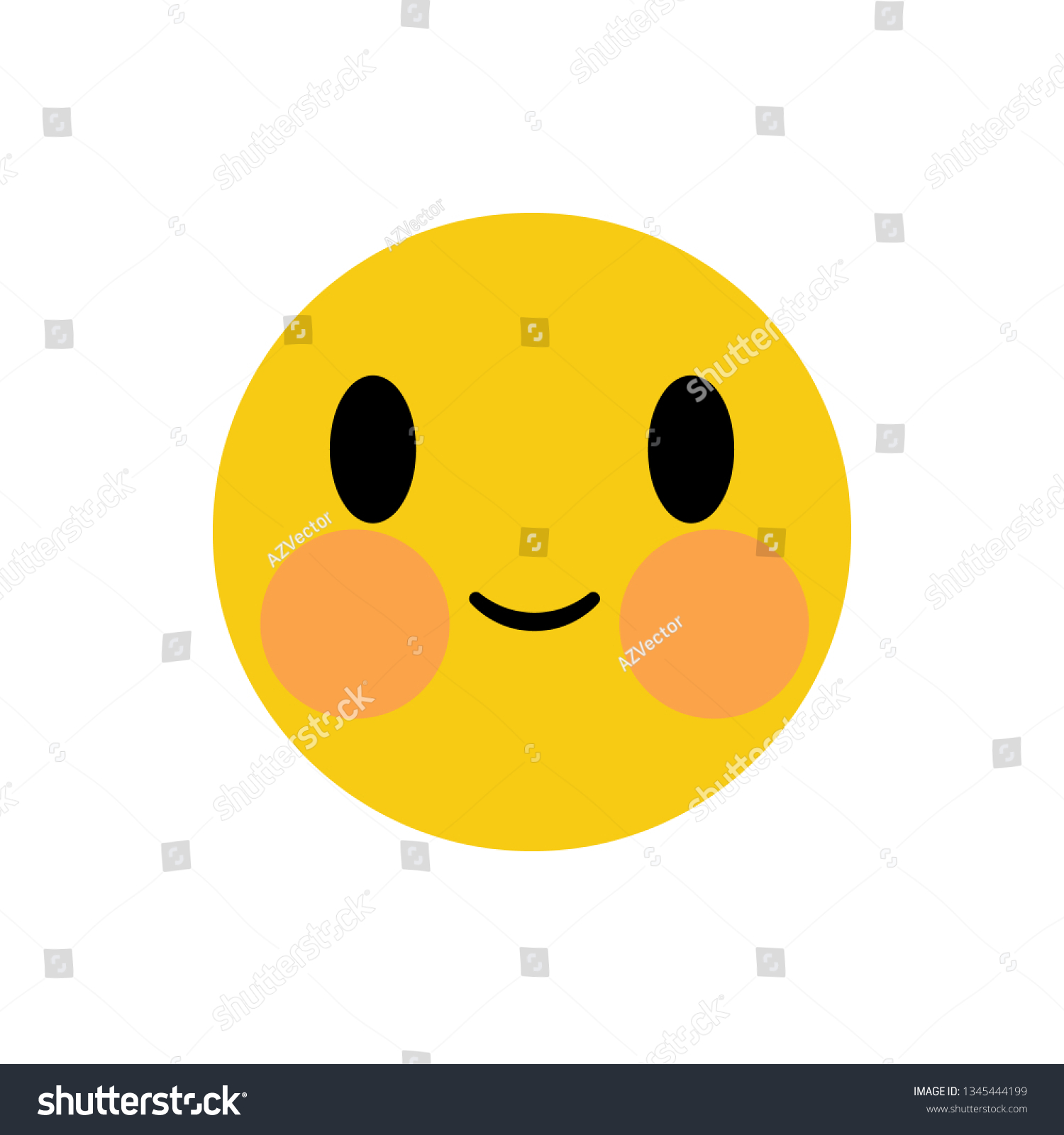 Relieved Expression Emoji Face Vector Design Stock Vector (Royalty Free ...