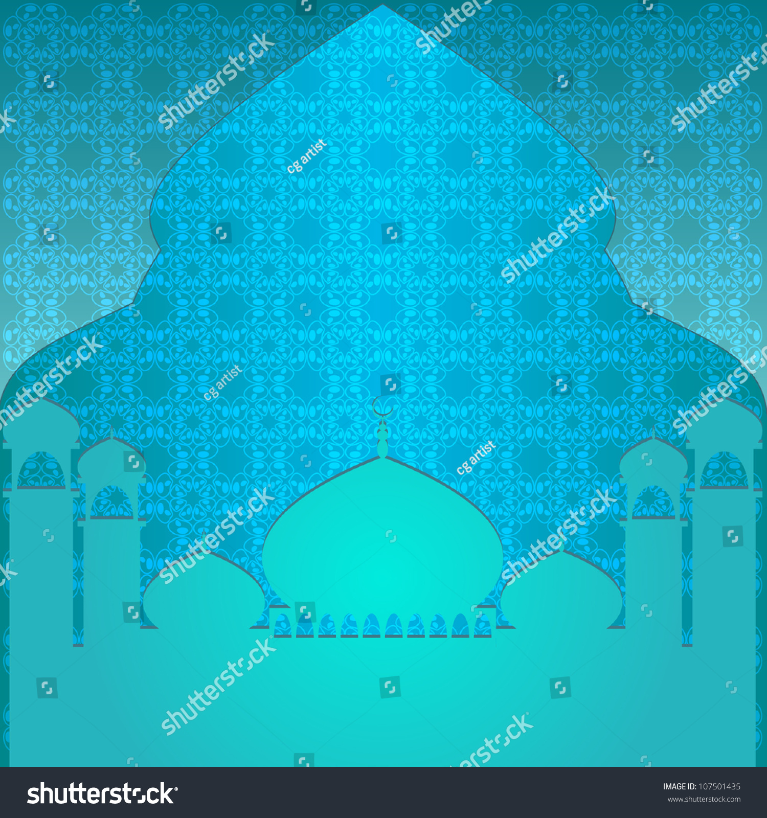 Religious Blue Background Jpeg Version Available Stock Vector (Royalty ...