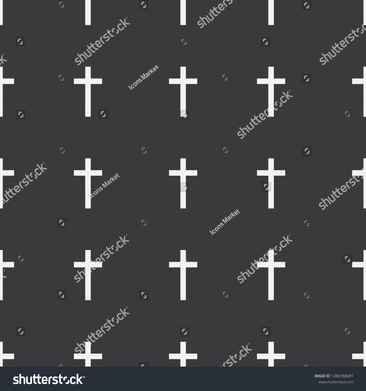 Religious Cross Pattern Vector Illustration Eps10 Stock Vector (Royalty ...