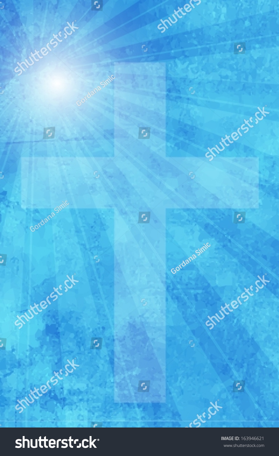 Religious Sky Background Vector Eps 10 Stock Vector (Royalty Free ...