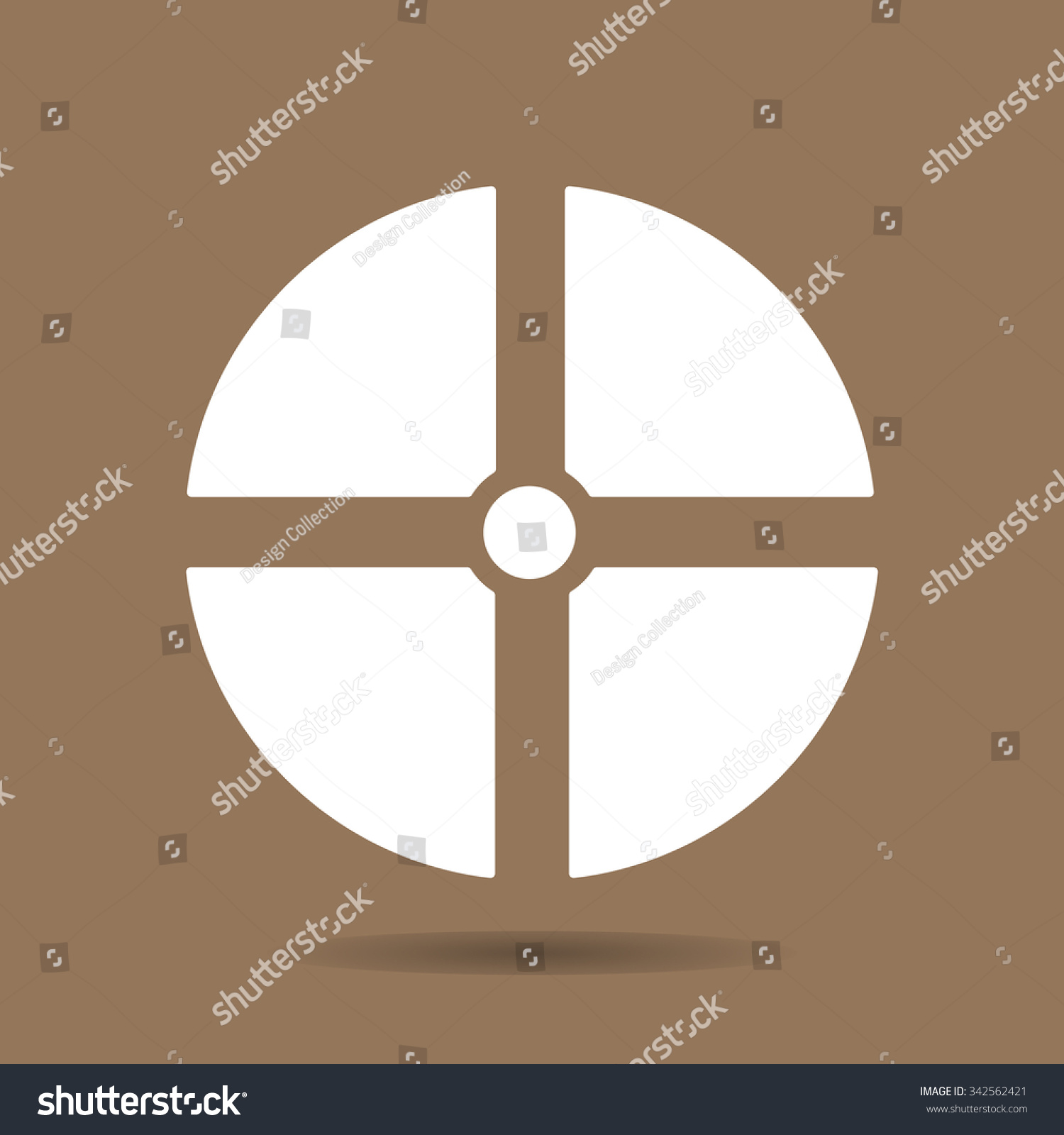 Remote Controllers Dial Knob Joystick Icon Stock Vector (Royalty Free ...