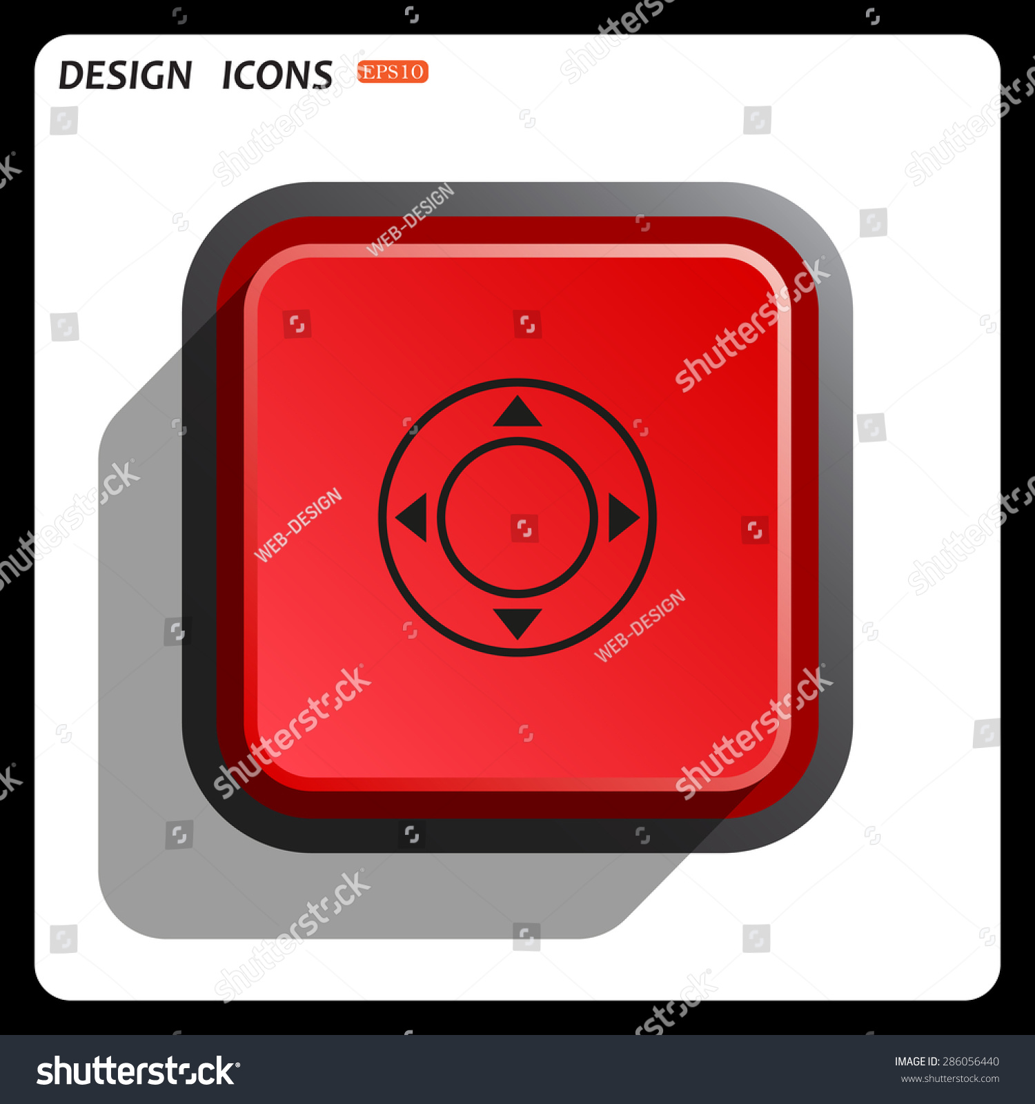 Remote Controllers Dial Knob Joystick Template: เวกเตอร์สต็อก (ปลอดค่า ...