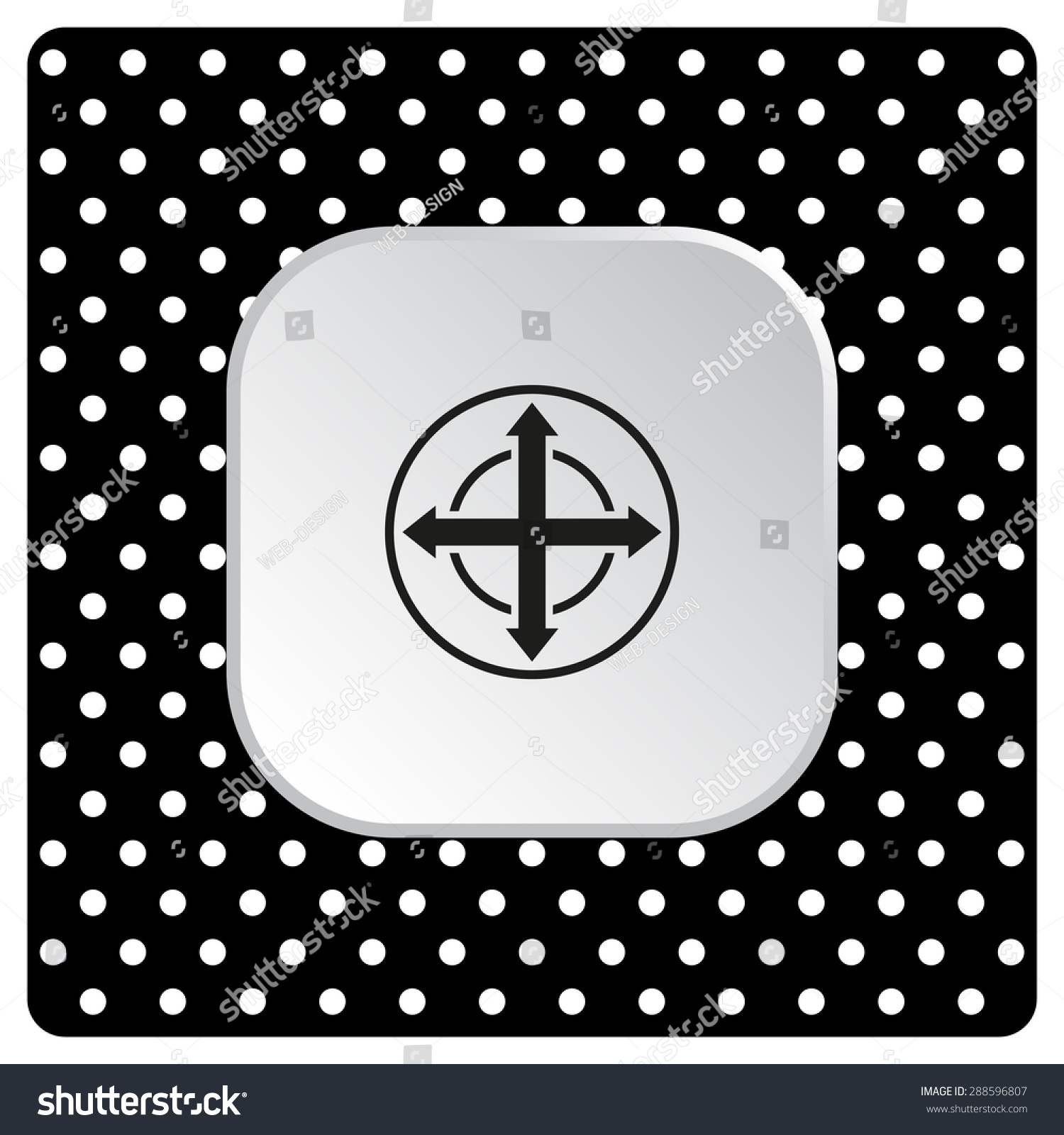 Remote Controllers Dial Knob Joystick Template Stock Vector (Royalty ...
