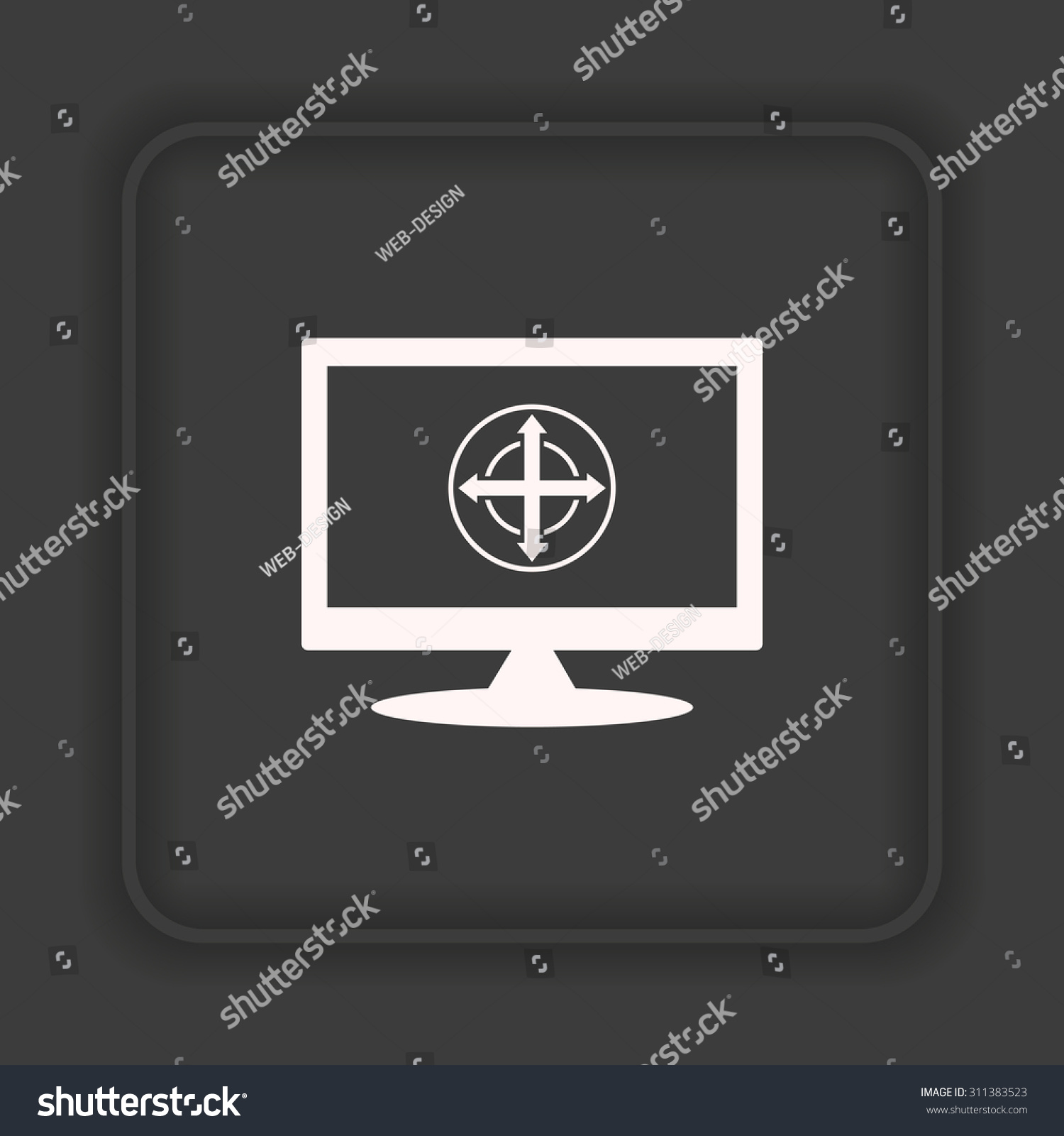 Remote Controllers Dial Knob Joystick Template: vector de stock (libre ...