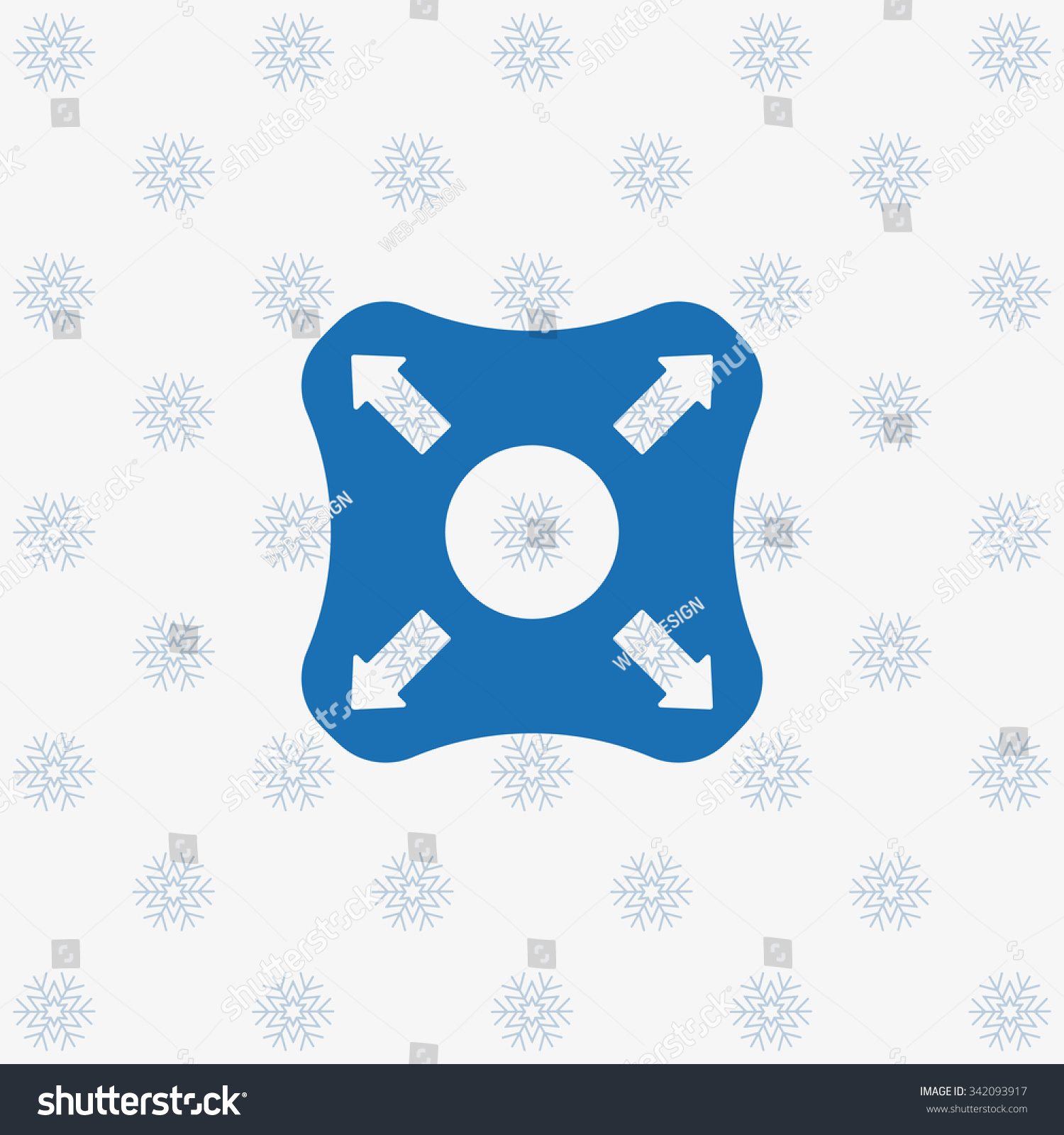 Remote Controllers Dial Knob Joystick Template: vector de stock (libre ...