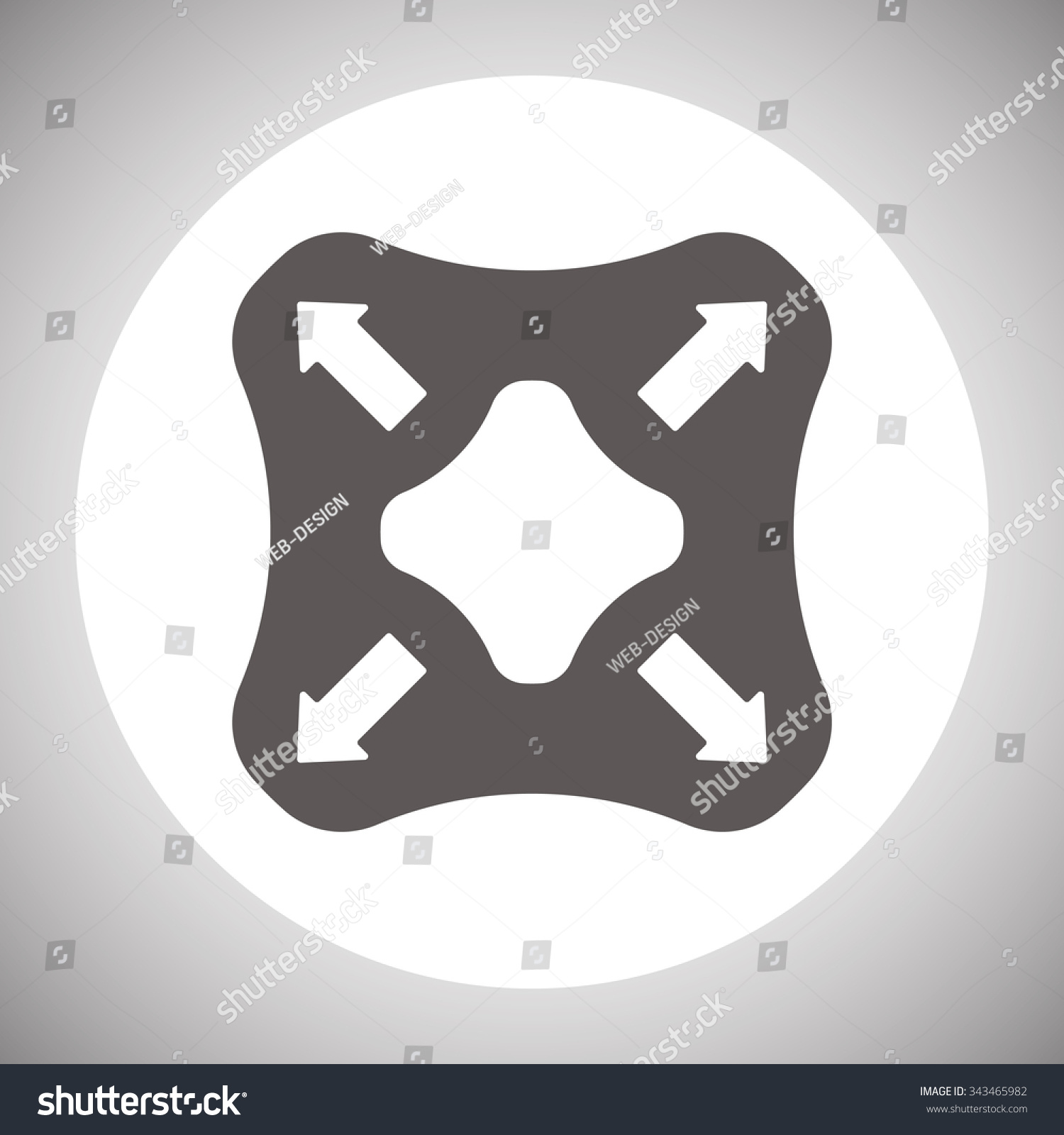 Remote Controllers Dial Knob Joystick Template Stock Vector (Royalty ...