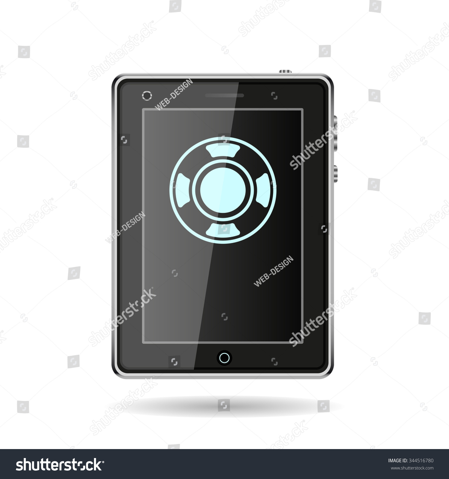 Remote Controllers Dial Knob Joystick Template Stock Vector (Royalty ...