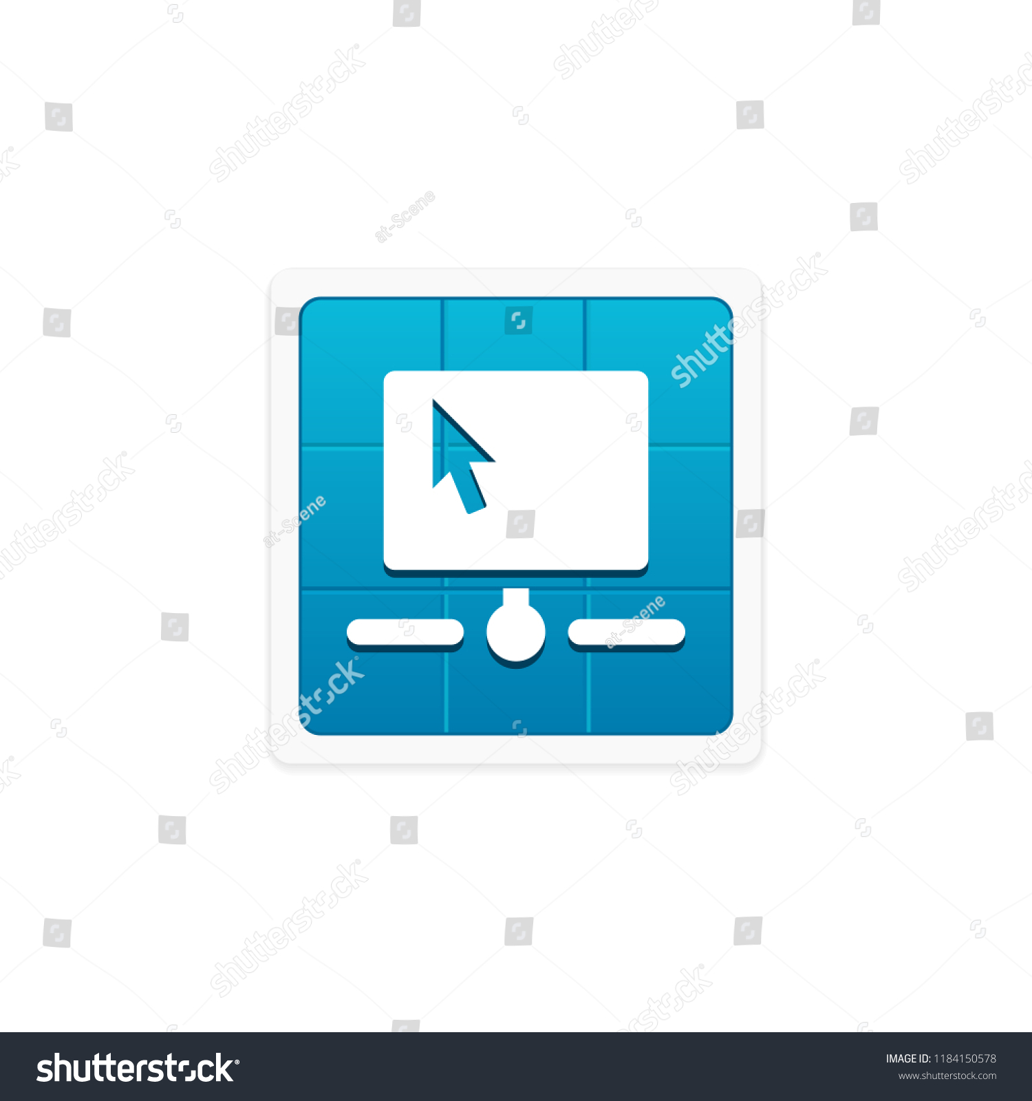 Remote Desktop App Icon Stock Vector (Royalty Free) 1184150578 ...