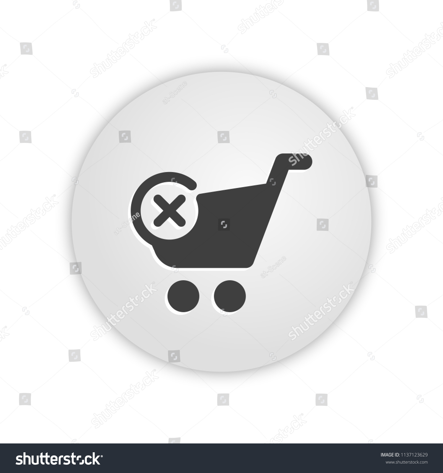 Remove Cart App Icon Stock Vector (Royalty Free) 1137123629 | Shutterstock