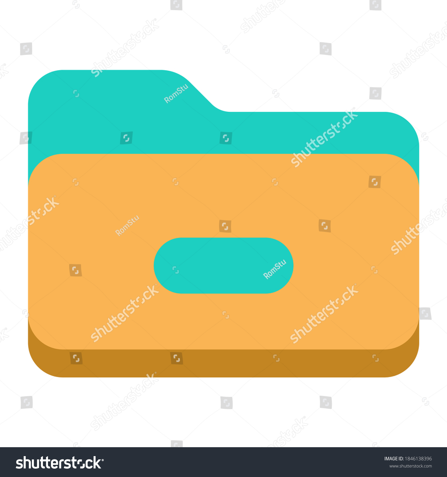 Remove Folder Icon Flat Style Suitable: เวกเตอร์สต็อก (ปลอดค่าลิขสิทธิ์ ...