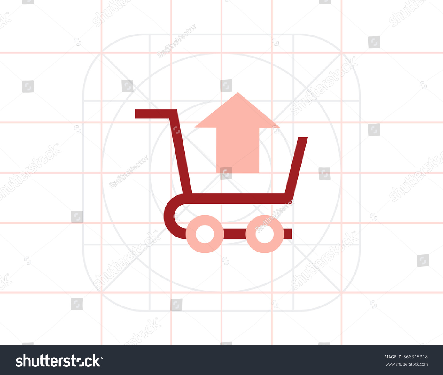 Remove Cart Icon Stock Vector (Royalty Free) 568315318 | Shutterstock