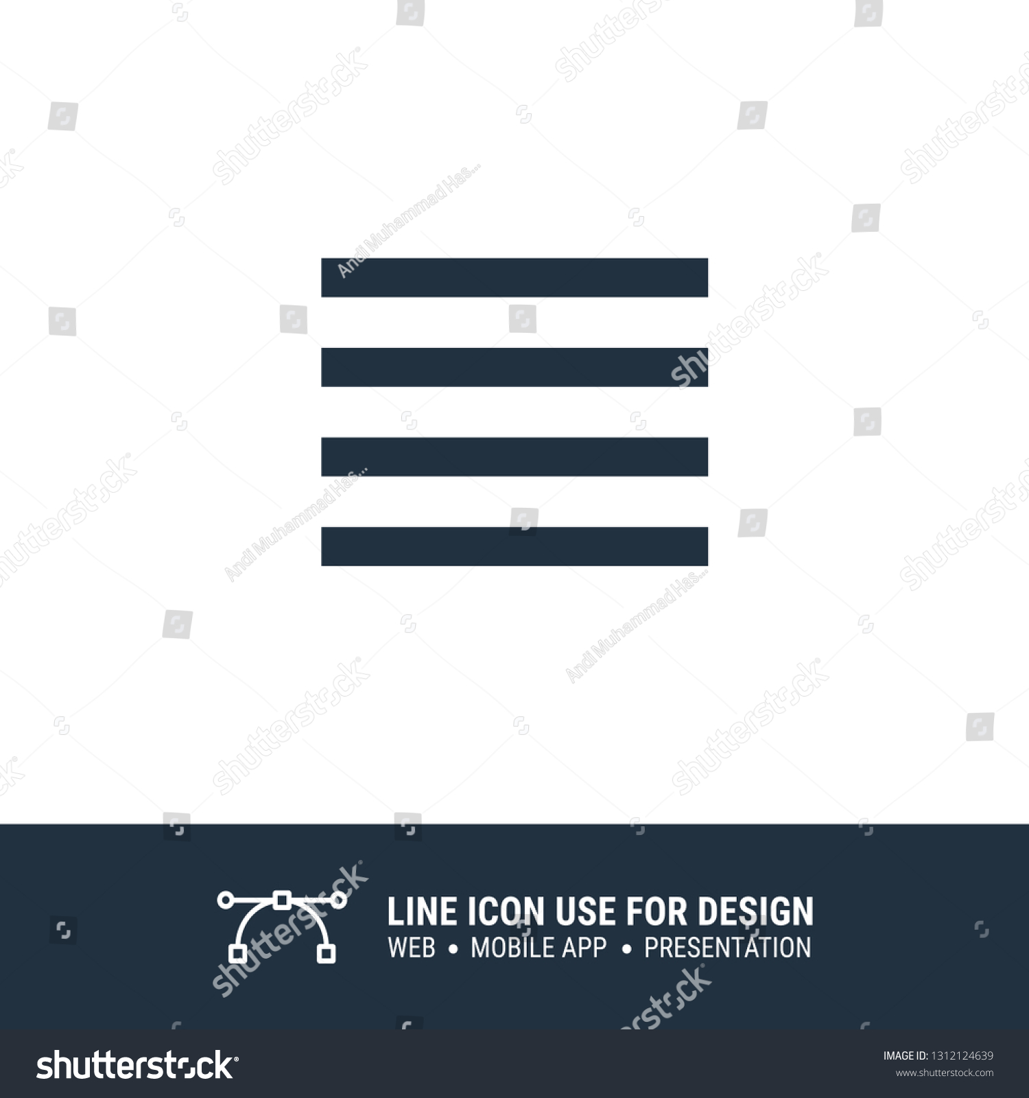 Reorder Icon Vector Stock Vector (Royalty Free) 1312124639