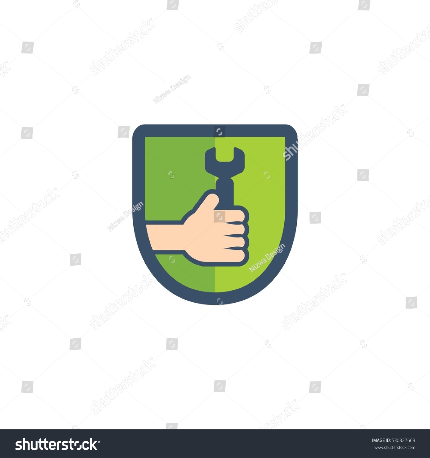 Repair Guard Vector Logo Design Element Stock Vector (Royalty Free ...