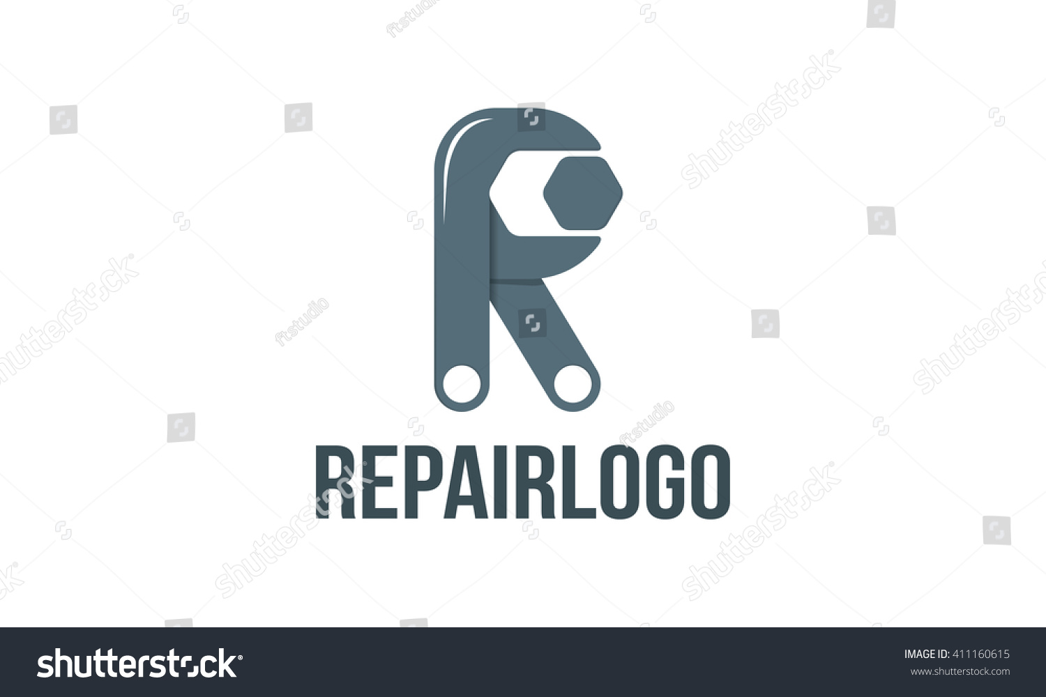 Repair Logo Stock Vector (Royalty Free) 411160615 | Shutterstock