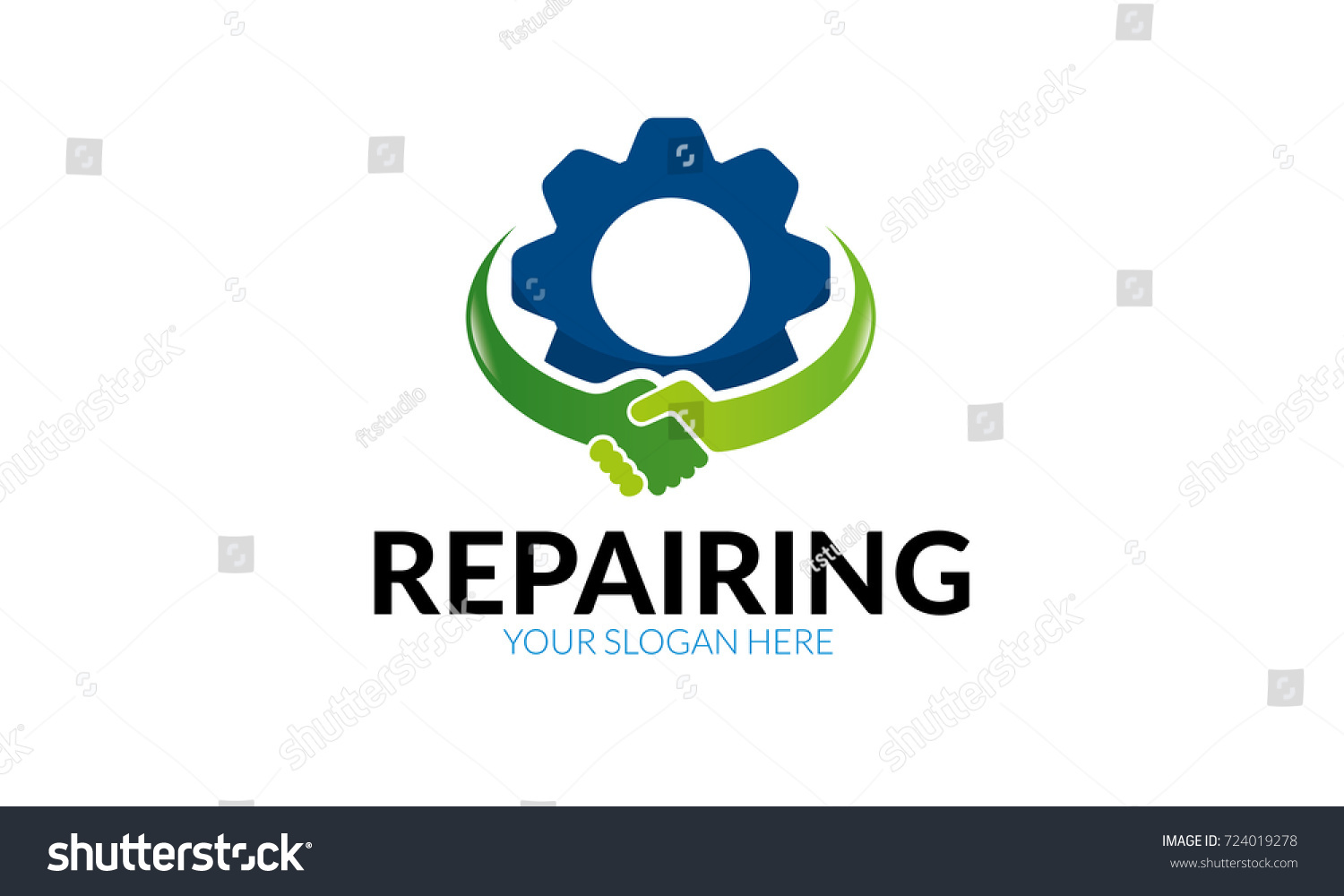 Repairing Logo: เวกเตอร์สต็อก (ปลอดค่าลิขสิทธิ์) 724019278 | Shutterstock