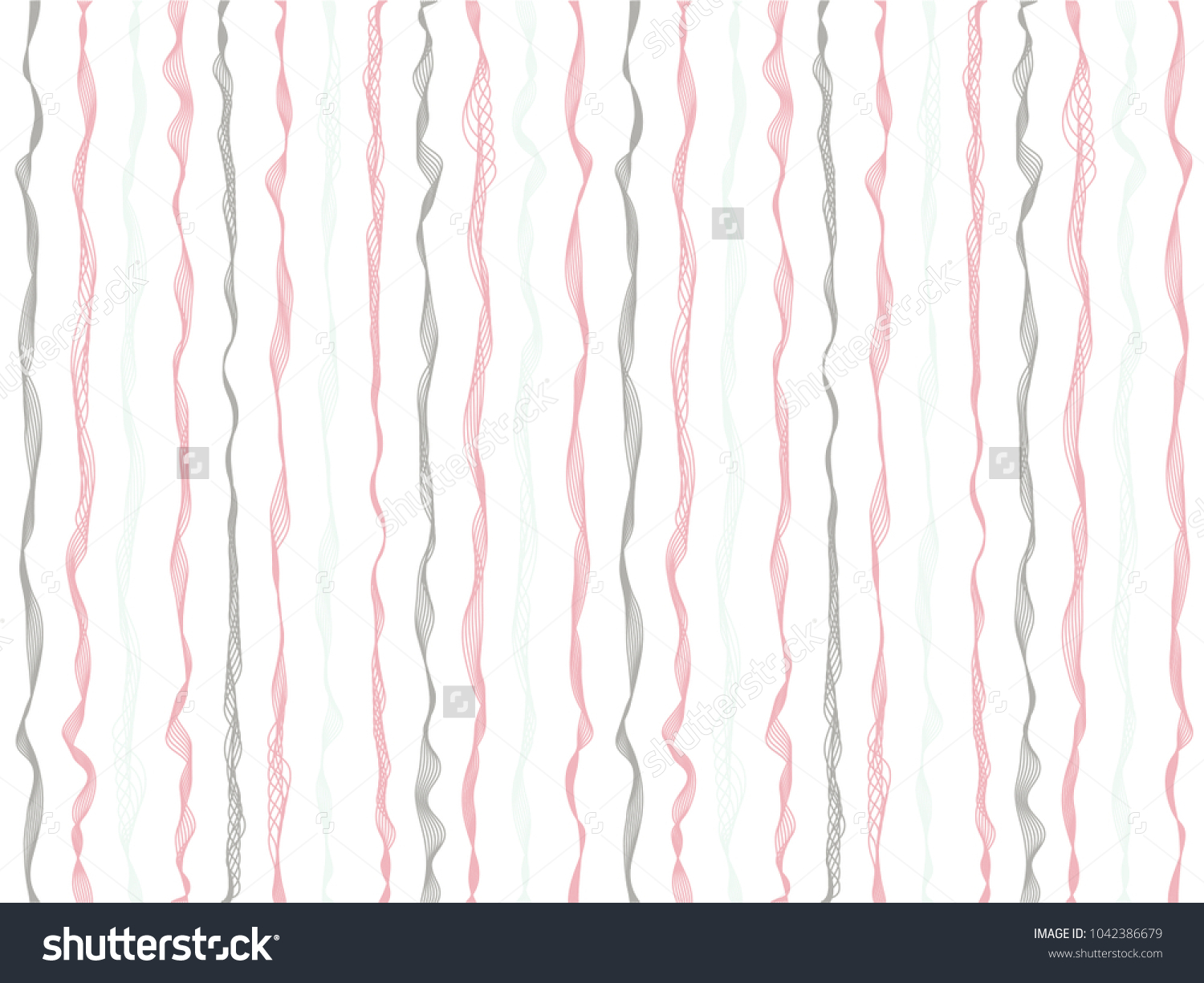 Repeating Curved Stripes Vertical Lines Vector Stock Vector (Royalty ...