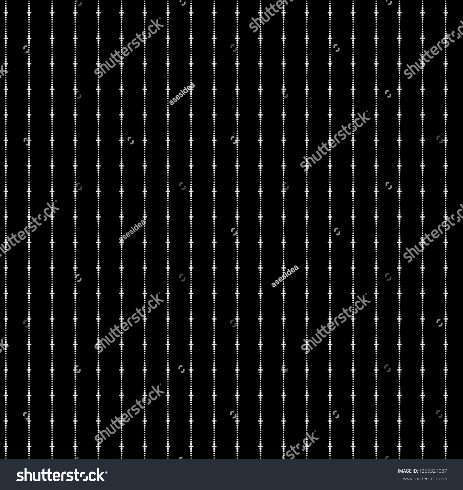 Repeating Vertical Dots Lines Pattern Vector Stock Vector (Royalty Free ...