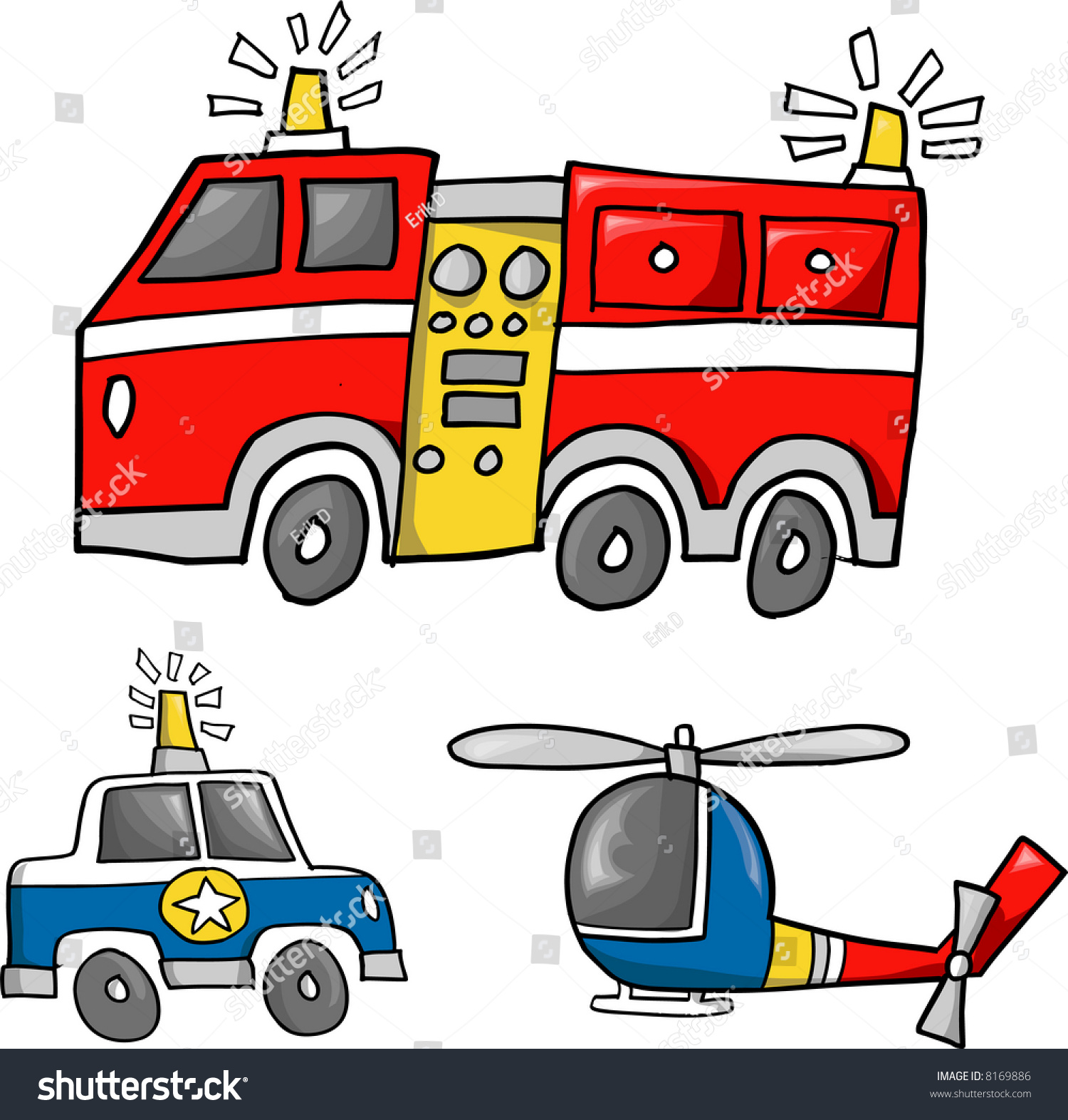 Rescue Team Vector Illustration Stock Vector (Royalty Free) 8169886 ...