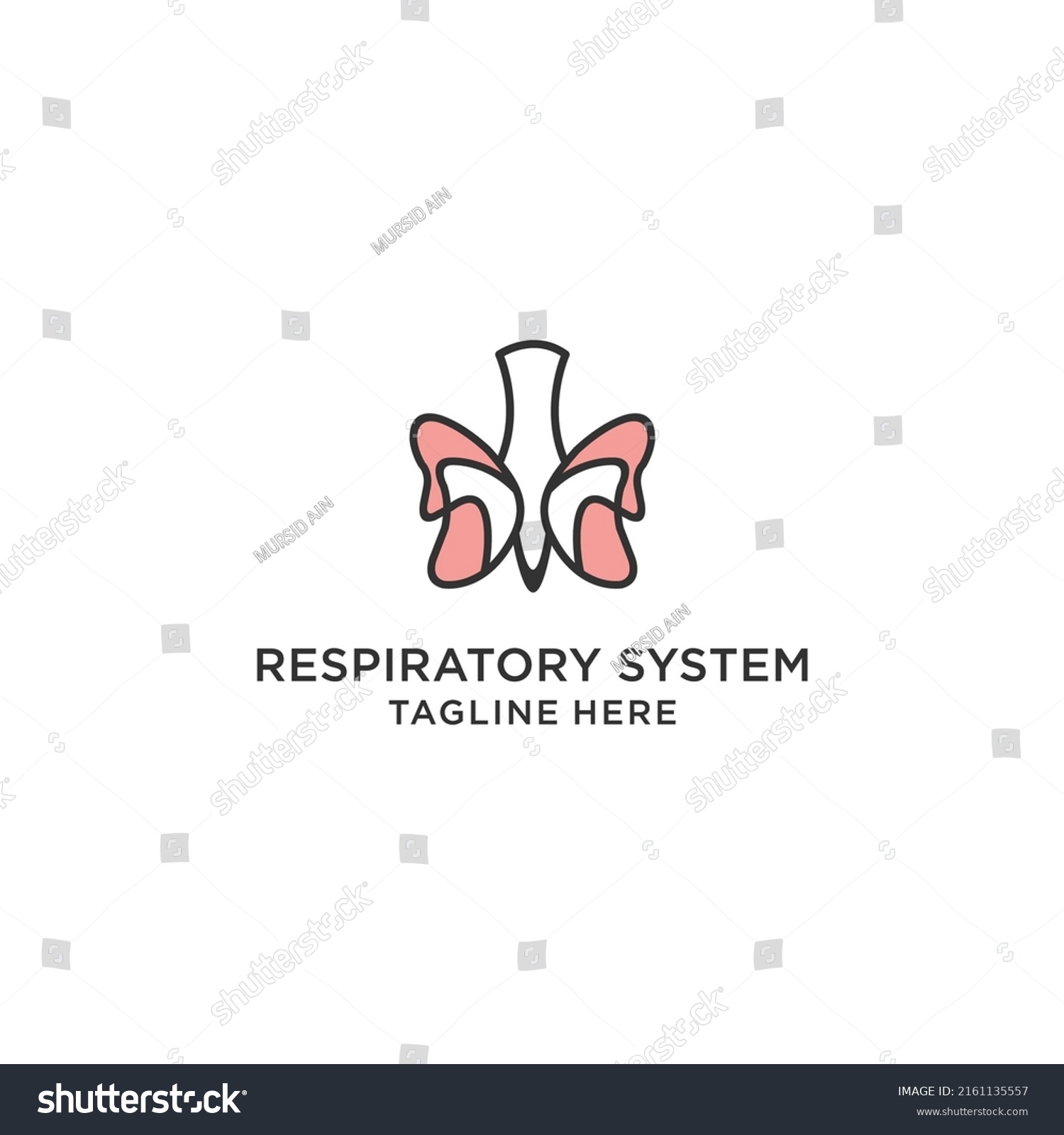 Respiratory System Logo Icon Design Vector Stock Vector (Royalty Free ...
