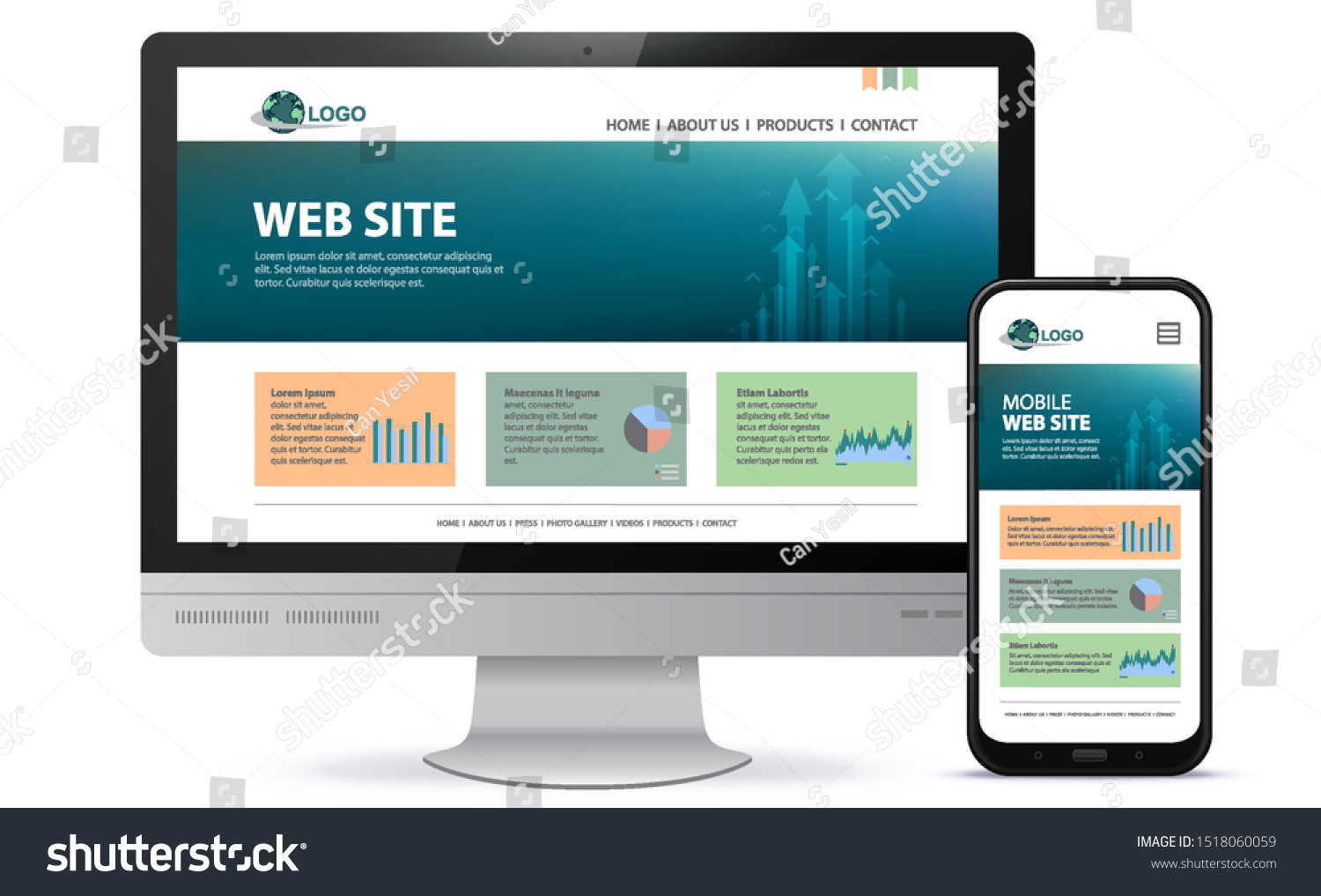 67,343 Mobile website mockup Images, Stock Photos & Vectors | Shutterstock