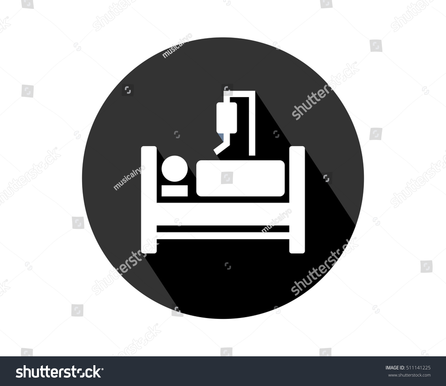 Rest Patient Icon Stock Vector 511141225 - Shutterstock