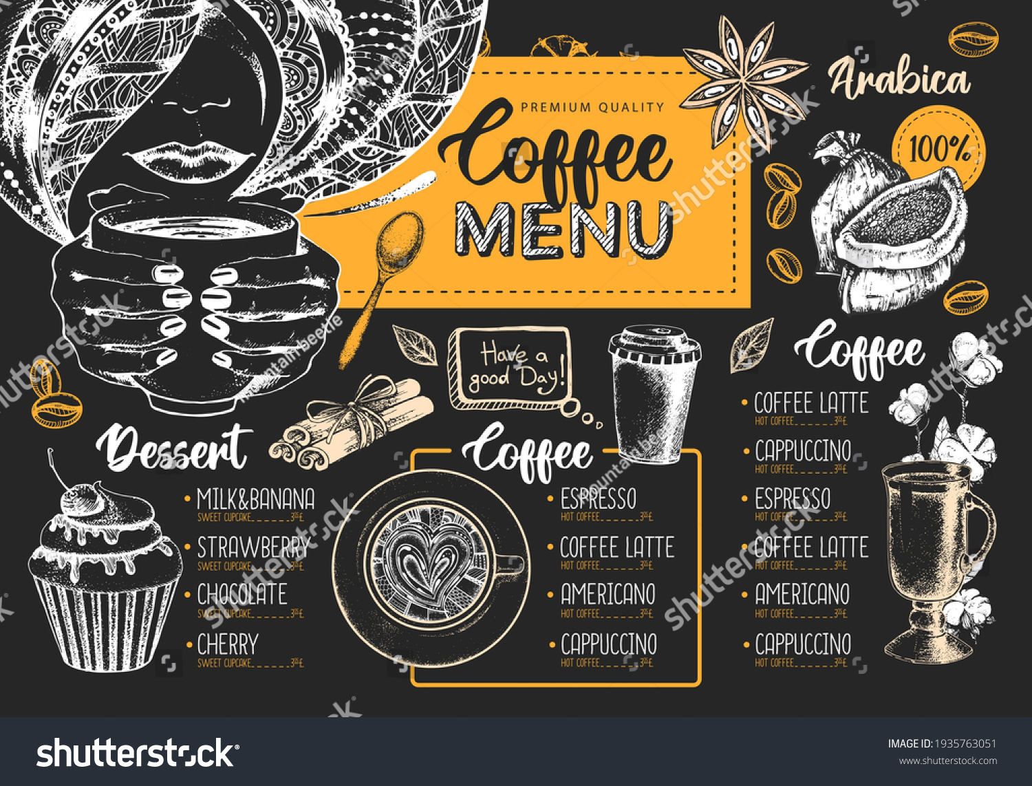 Restaurant Coffee Menu Design Decorative Sketch Stock Vector (Royalty ... Restaurant Coffee Menu Design Decorative Sketch Stock Vector (Royalty ...