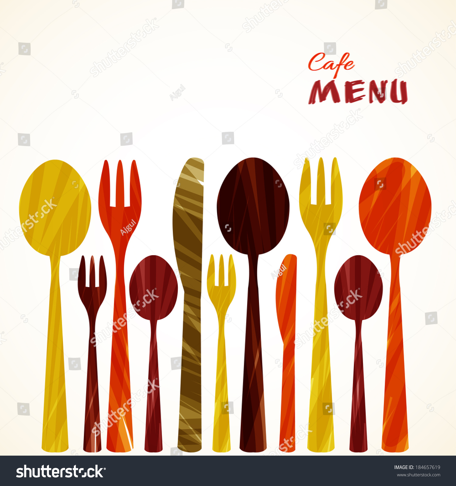 Vektor Stok Restaurant Menu Card Design Template Vector (Tanpa Royalti ...