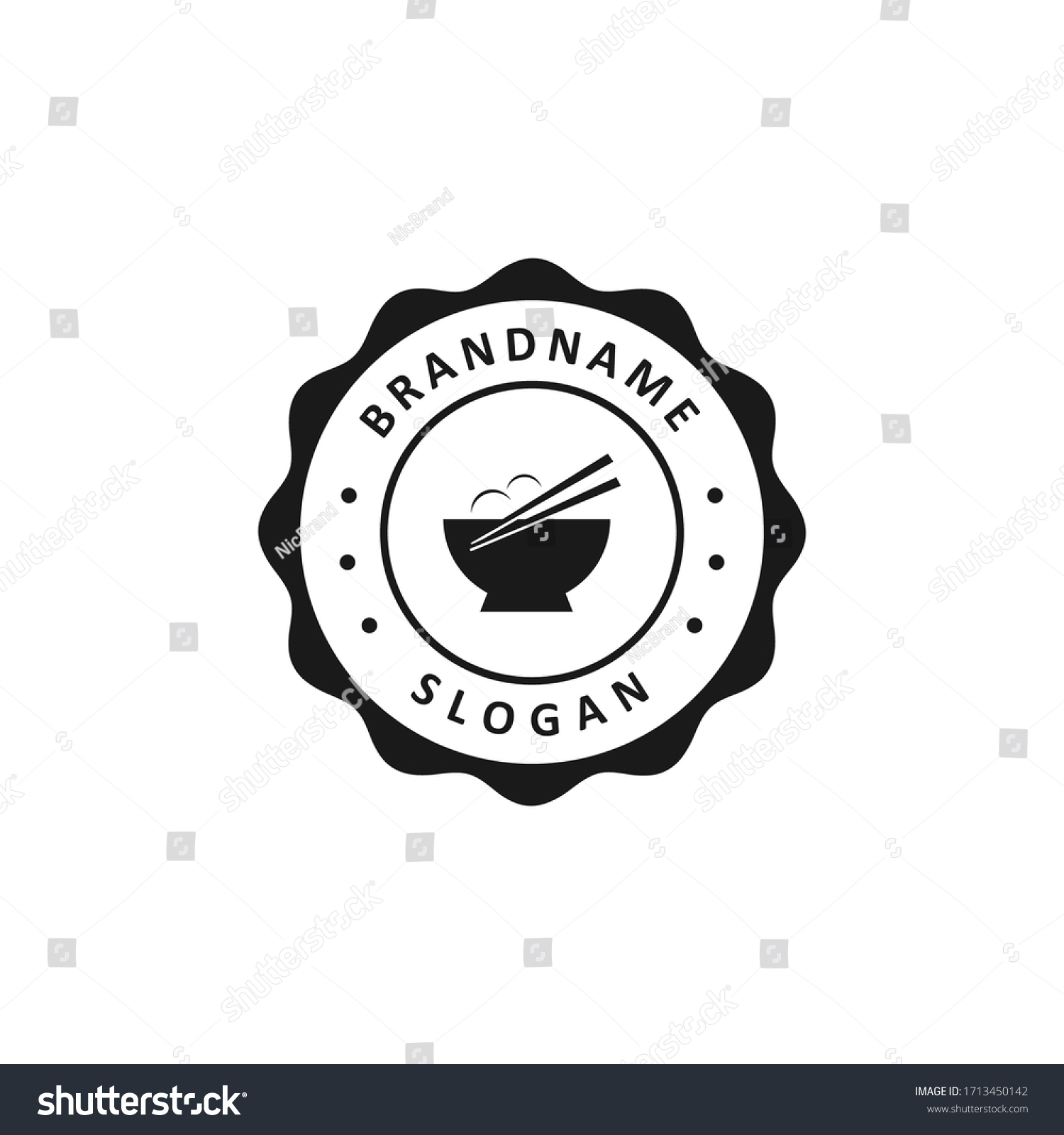 Restaurant Simple Logo Design Vector Stock Vector (Royalty Free ...