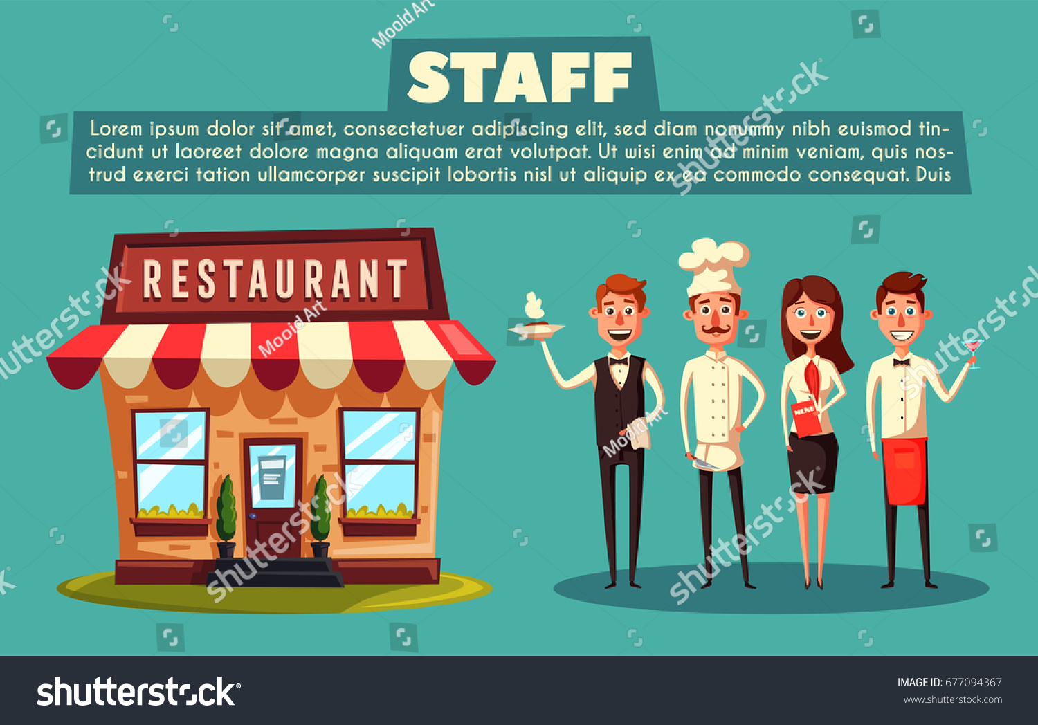 127 525 Restaurant cartoon characters Snímků, stock fotografií a ...